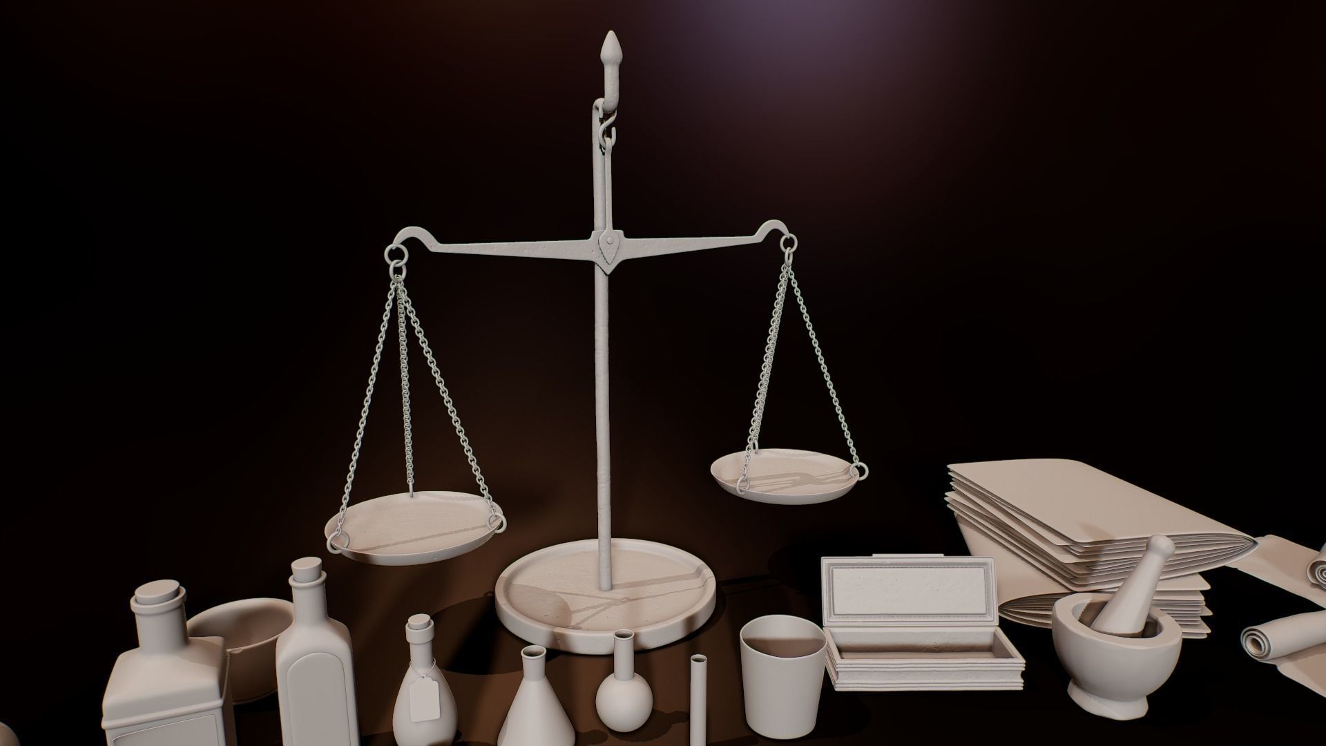 Alchemy props 3D model | CGTrader