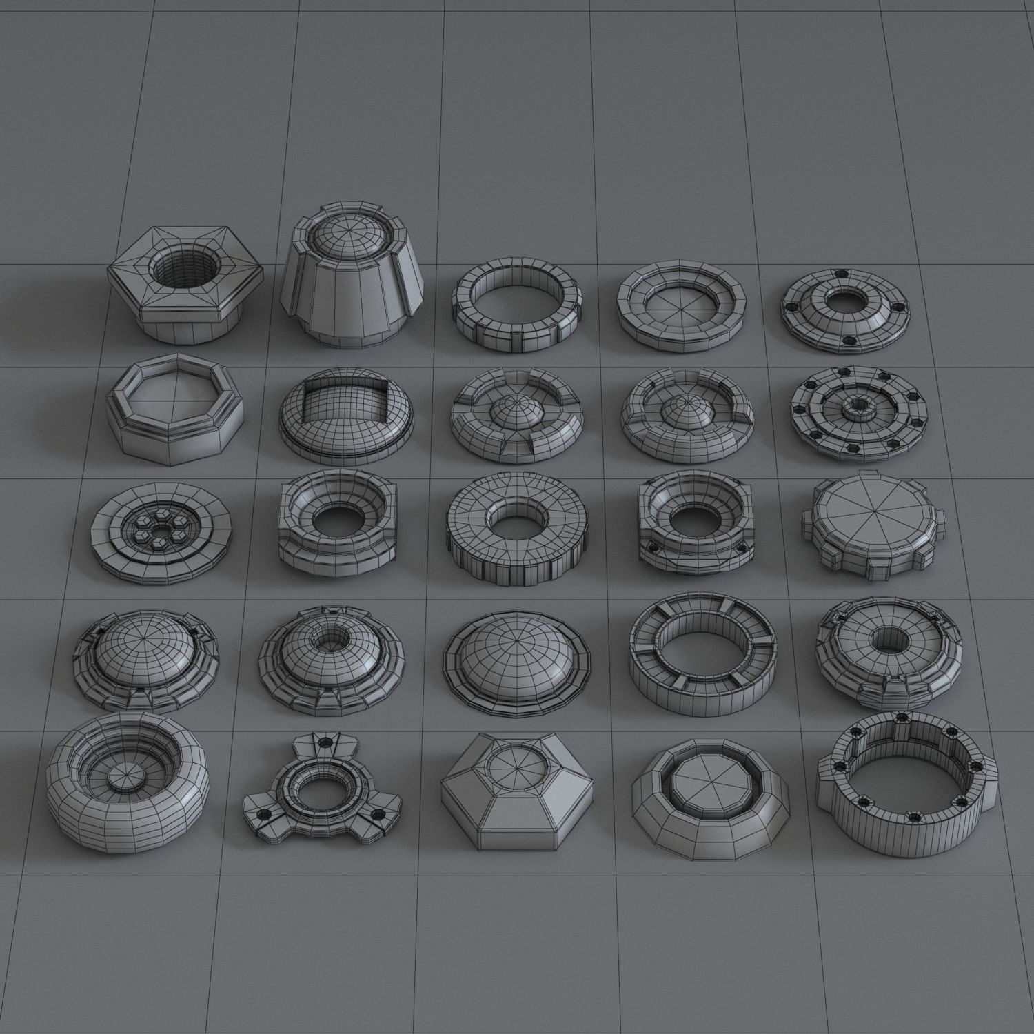 Industrial Kitbash Part 03 - Subdiv Ready 3D model | CGTrader