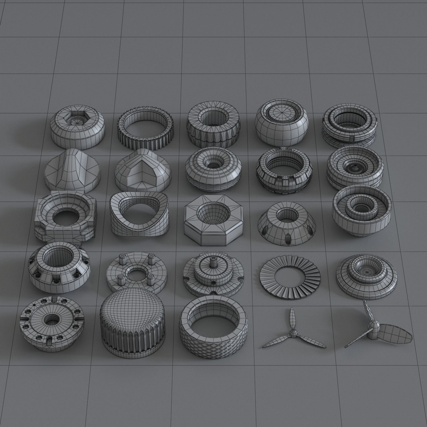 Industrial Kitbash Part 03 - Subdiv Ready 3D model | CGTrader