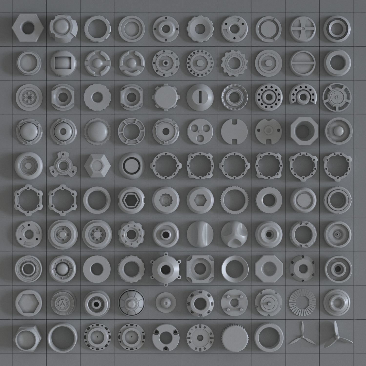 Industrial Kitbash Part 03 - Subdiv Ready 3D model | CGTrader