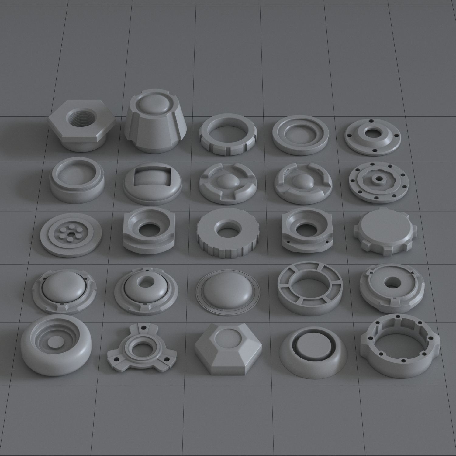 Industrial Kitbash Part 03 - Subdiv Ready 3D model | CGTrader