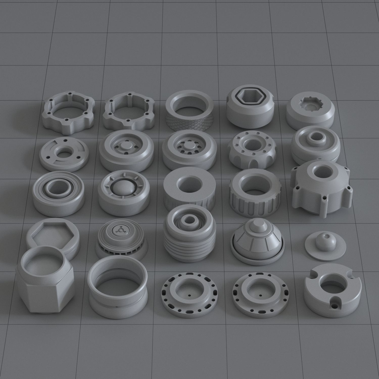 Industrial Kitbash Part 03 - Subdiv Ready 3D model | CGTrader