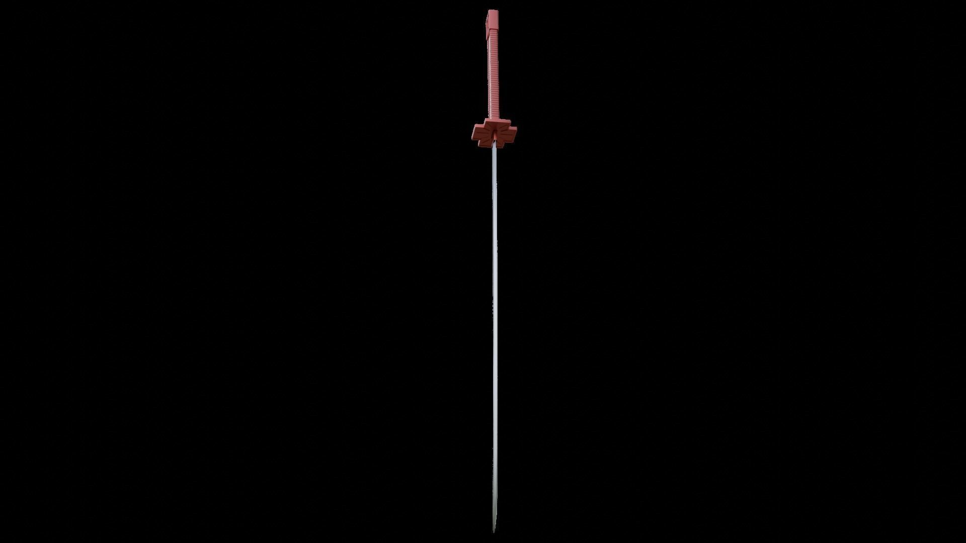 Akames Samurai Sword 3D model | CGTrader