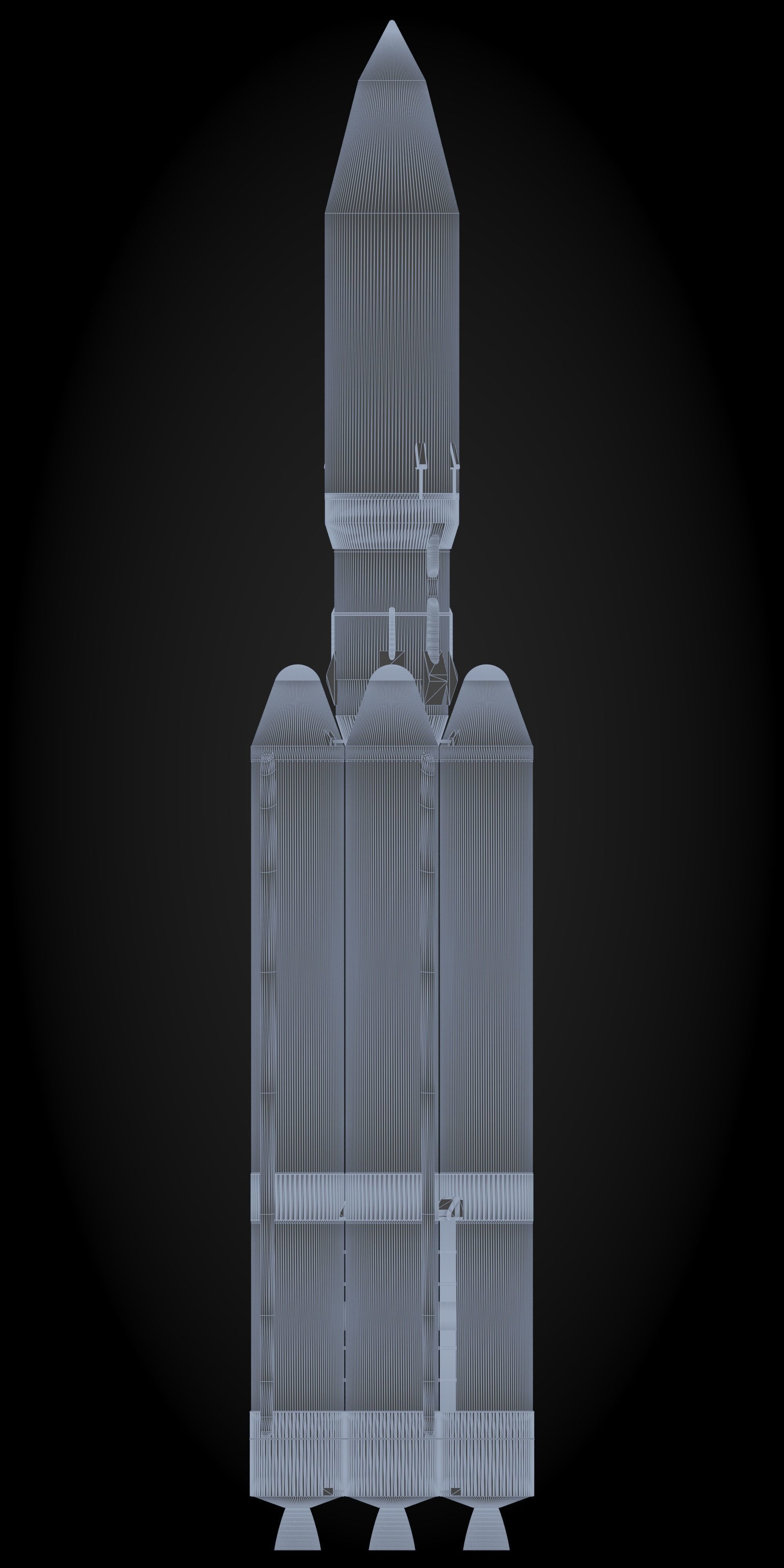 Angara A5 rocket 3D model | CGTrader