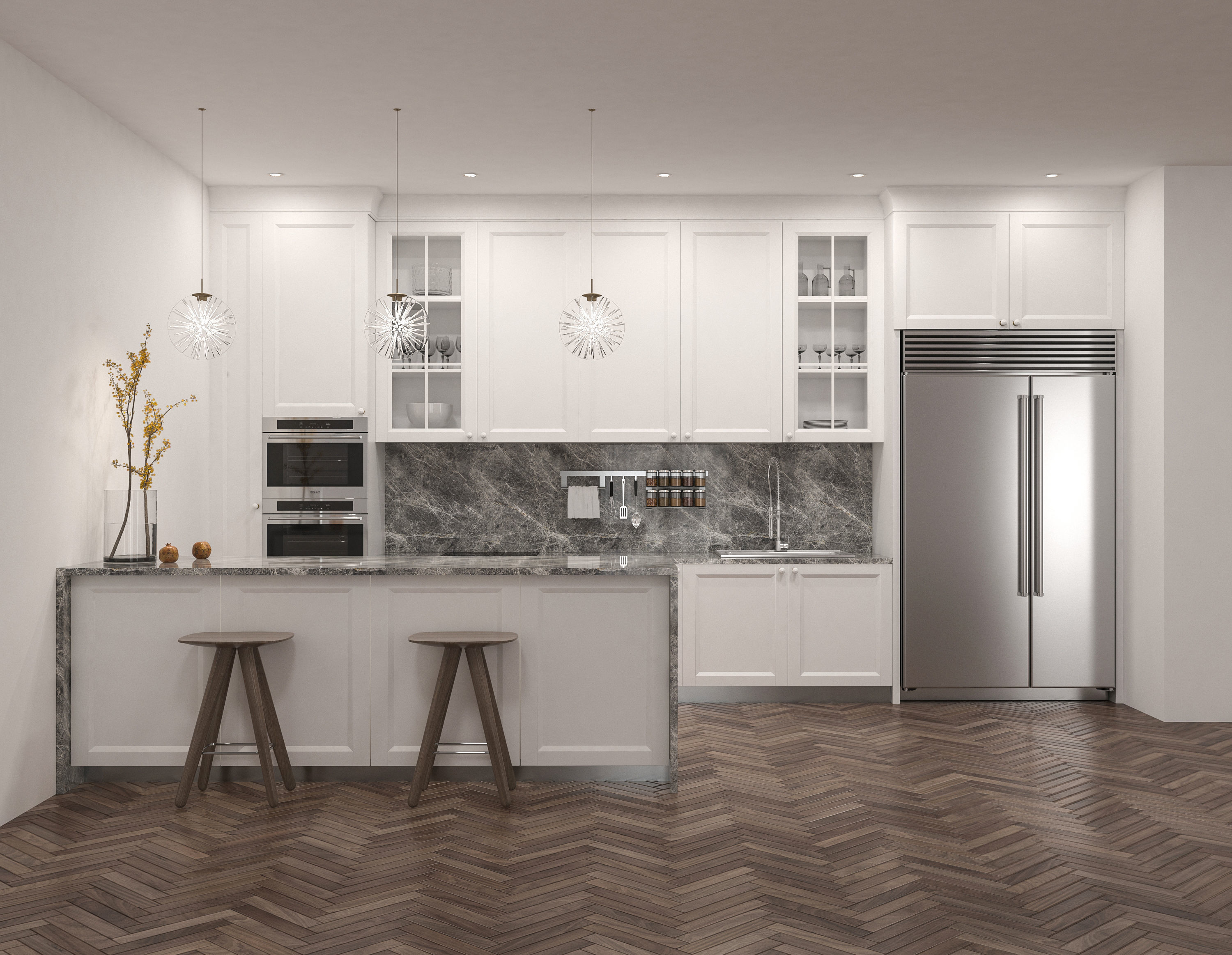 White Kitchen 3D model | CGTrader