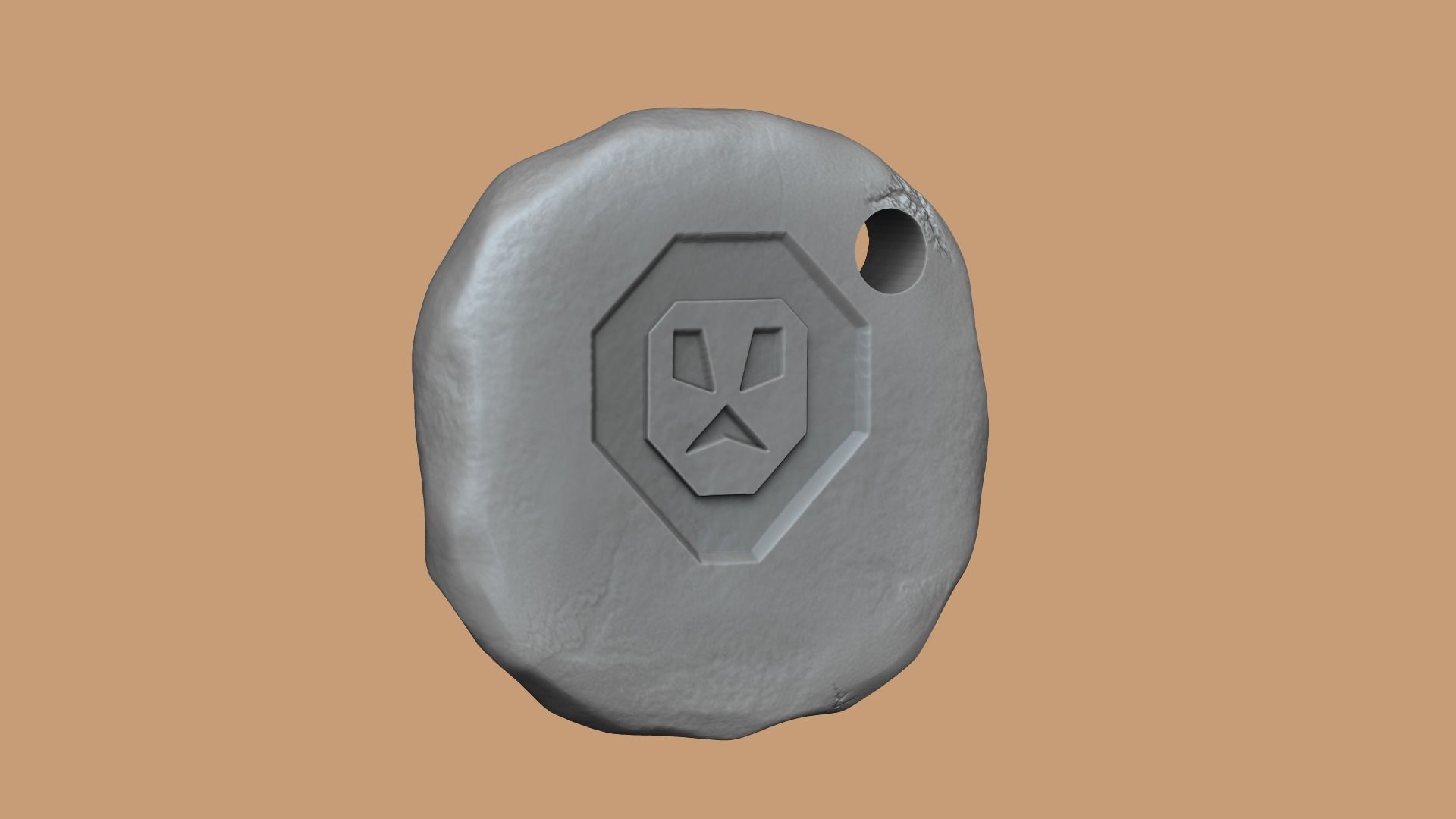 Chaos Rune - Runescape - STL Keychain 3D model 3D printable | CGTrader