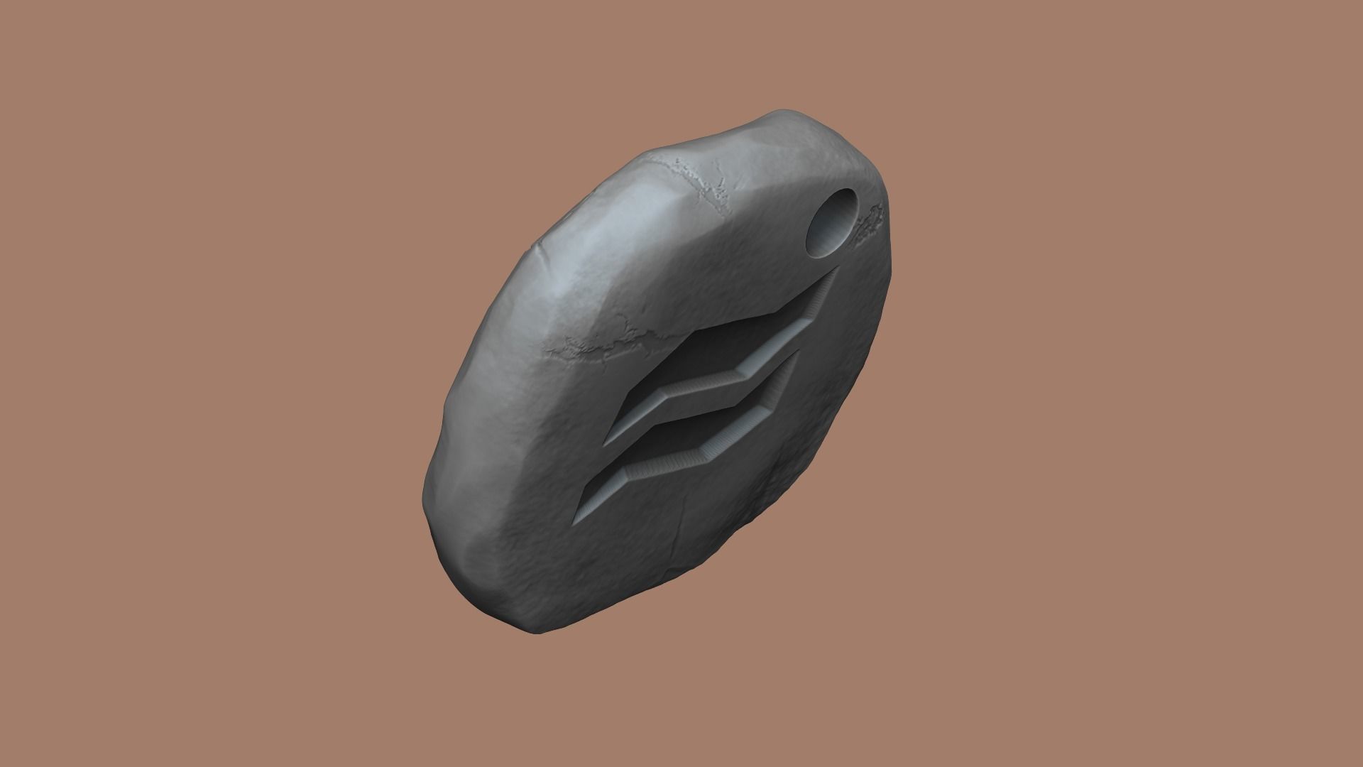 Earth Rune - Runescape - STL Keychain free 3D model 3D printable | CGTrader