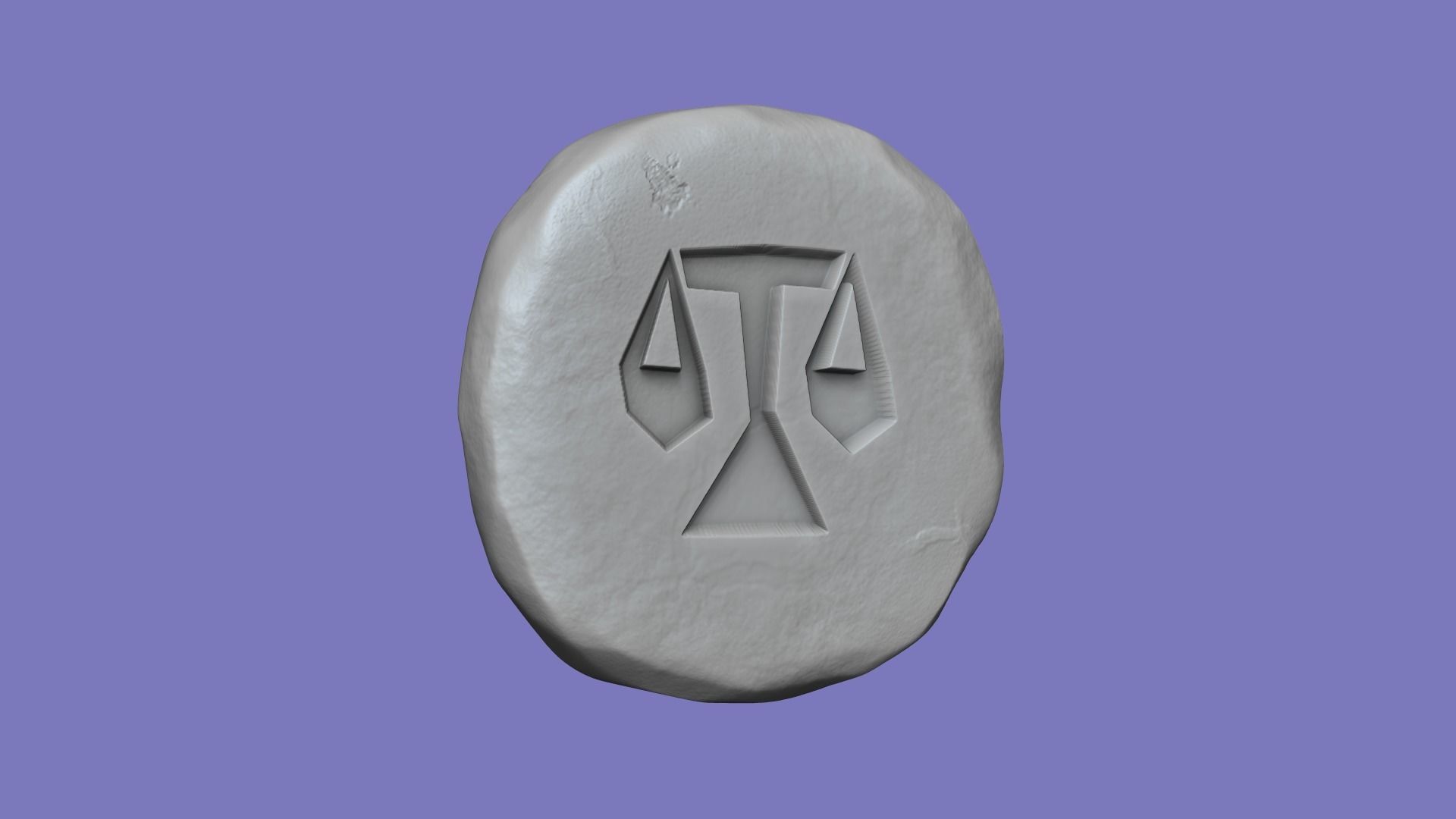 Law Rune - Runescape - STL Keychain 3D model 3D printable | CGTrader
