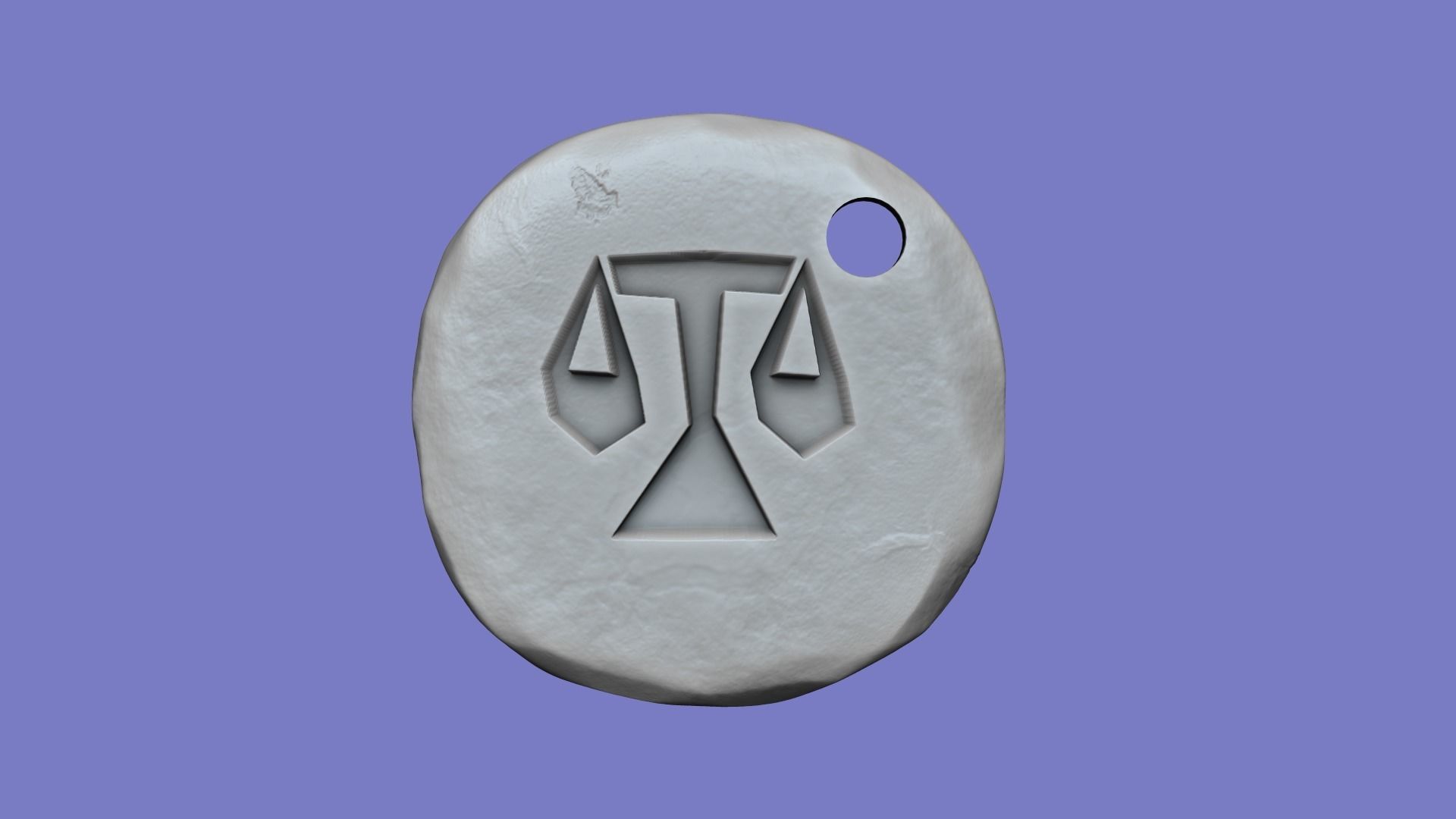 Law Rune - Runescape - STL Keychain 3D model 3D printable | CGTrader