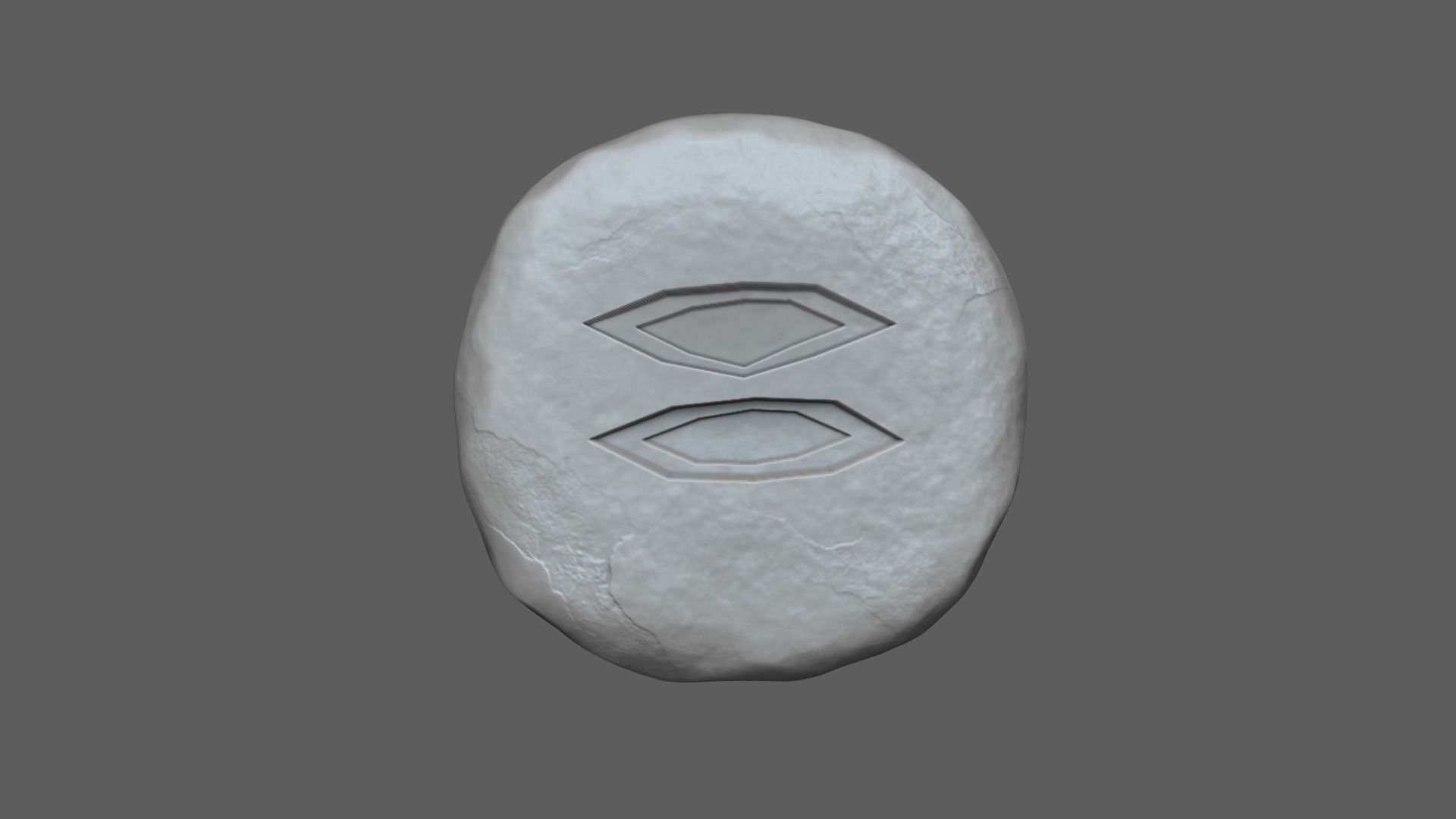 Mist Rune - Runescape - STL Keychain 3D model 3D printable | CGTrader