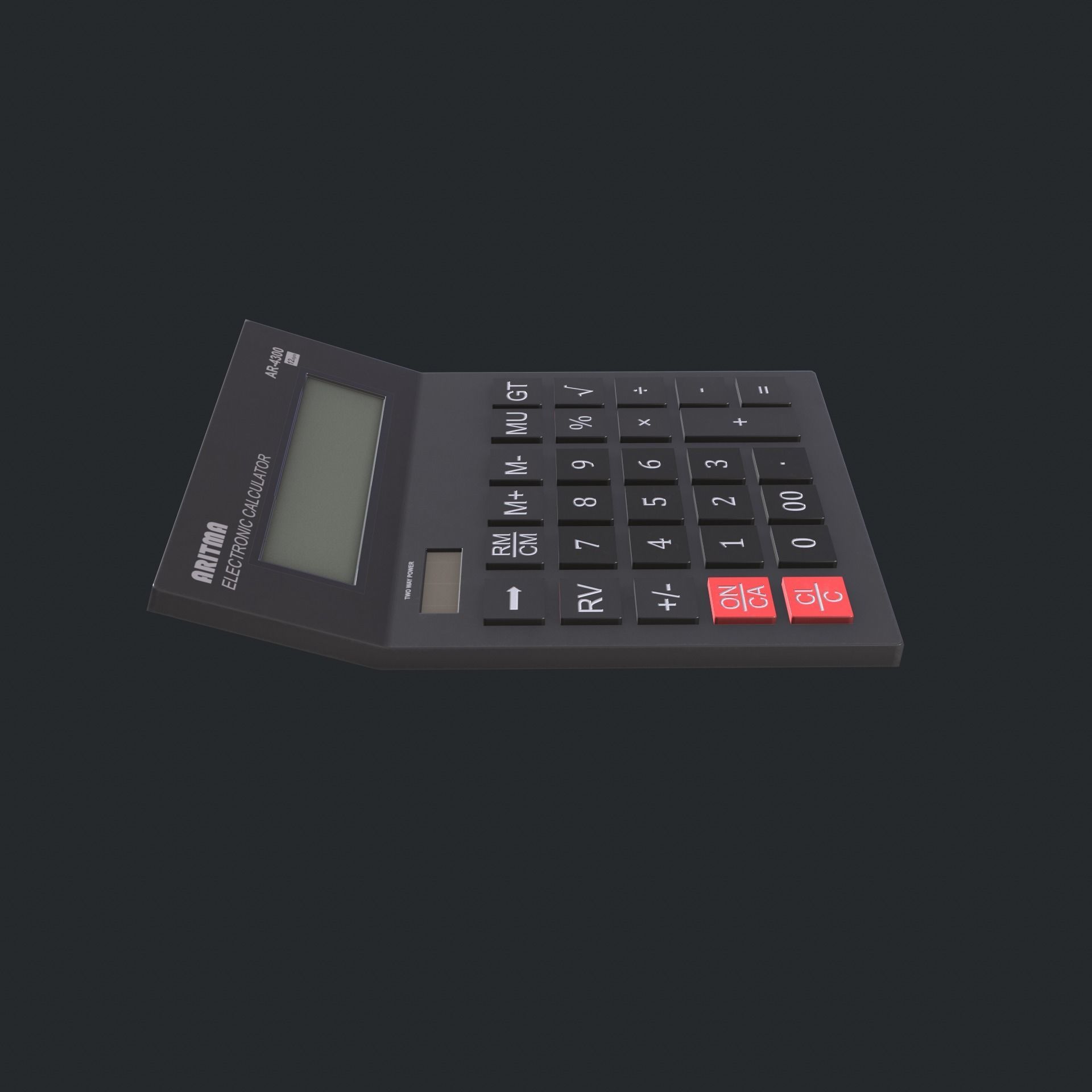 3D model Calculator VR / AR / low-poly | CGTrader