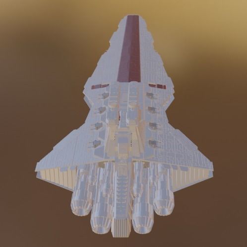 Republic Capital Ship 3D model | CGTrader