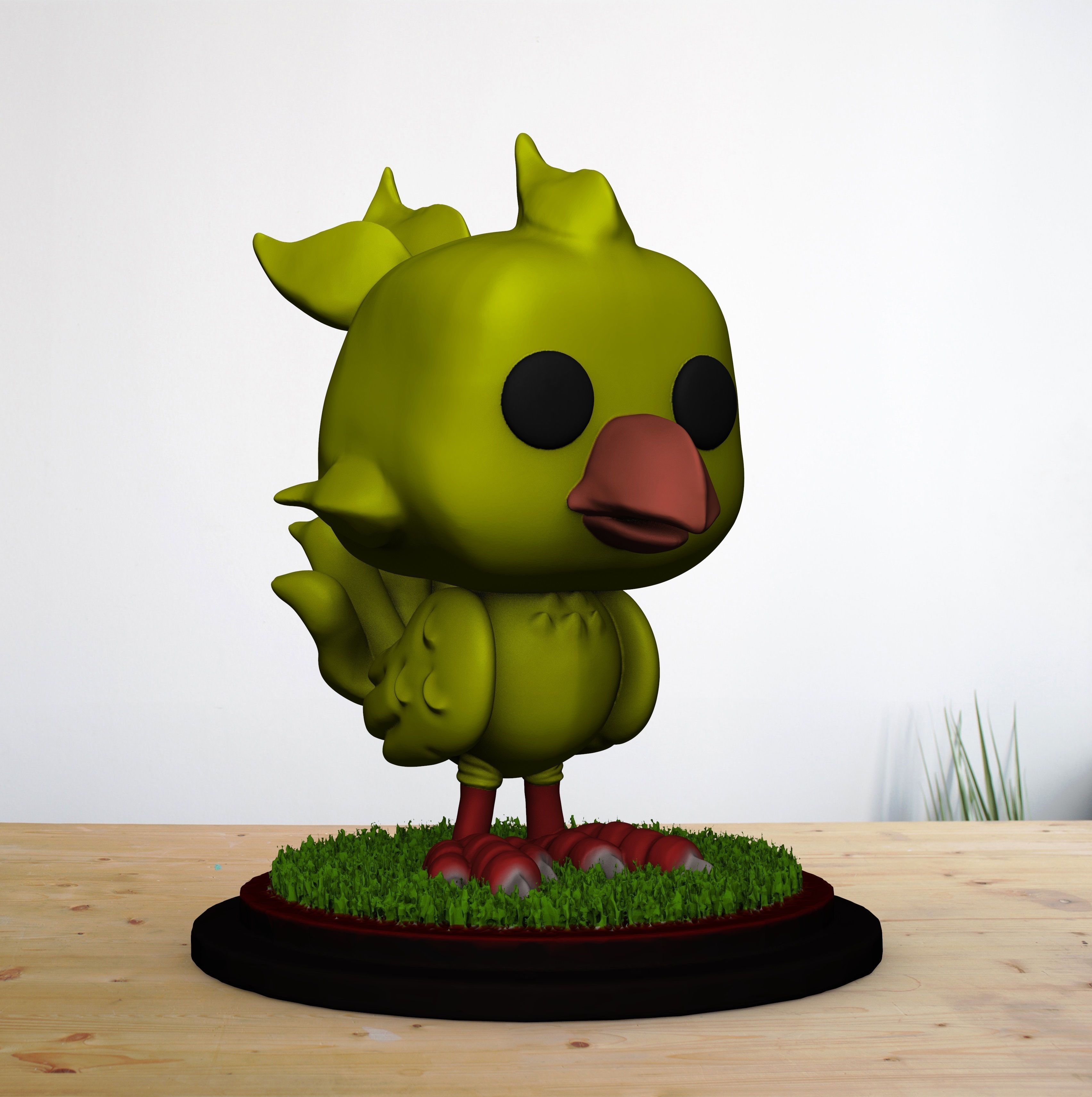 Chocobo PopFunko 3D model 3D printable | CGTrader