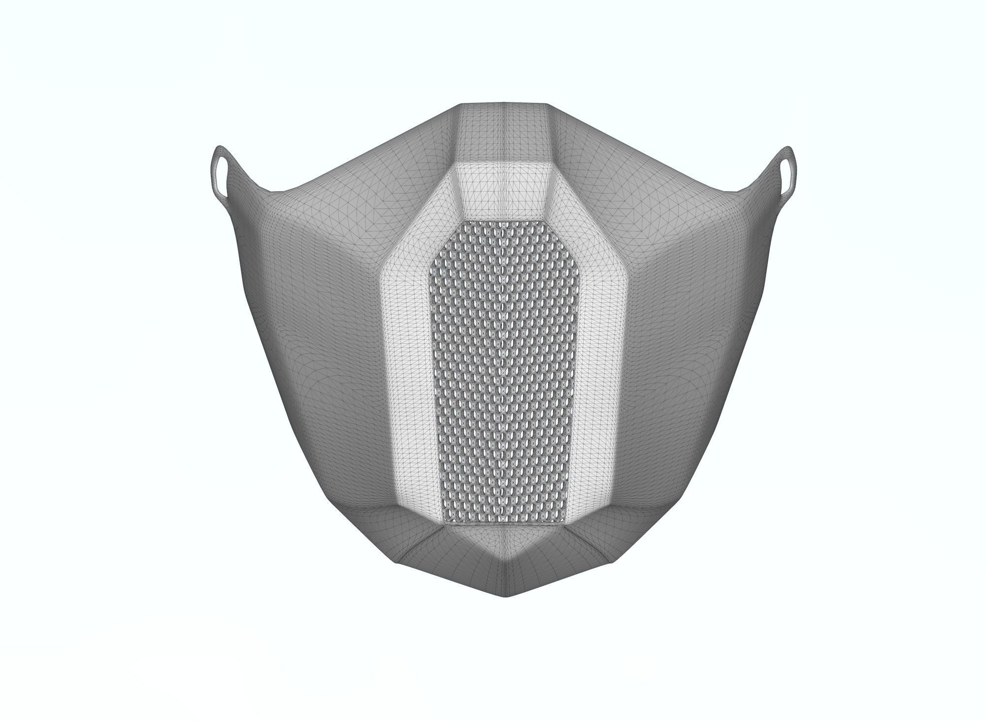 Face shield stl 3D model 3D printable | CGTrader