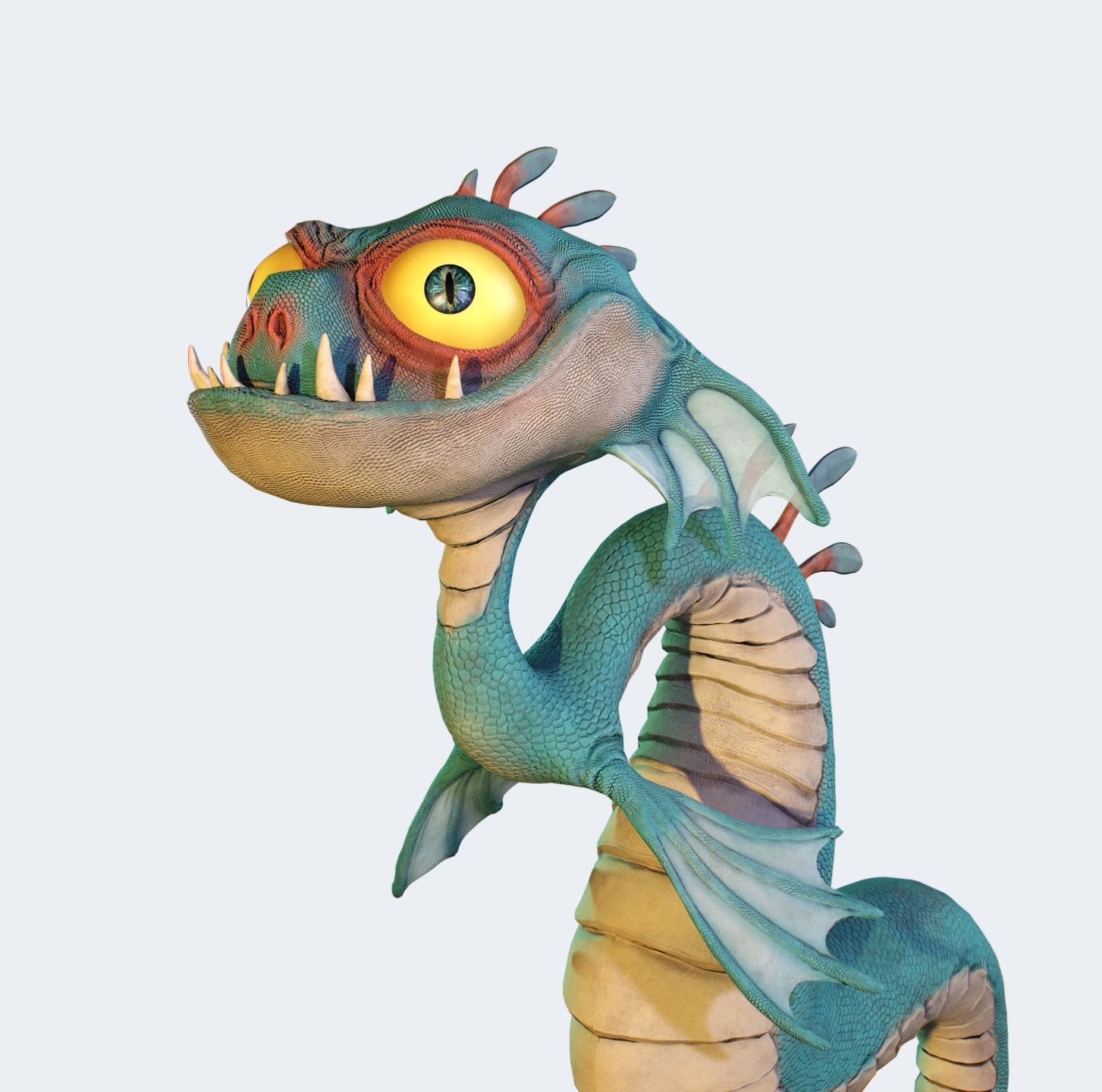 3D model Snake VR / AR / low-poly | CGTrader