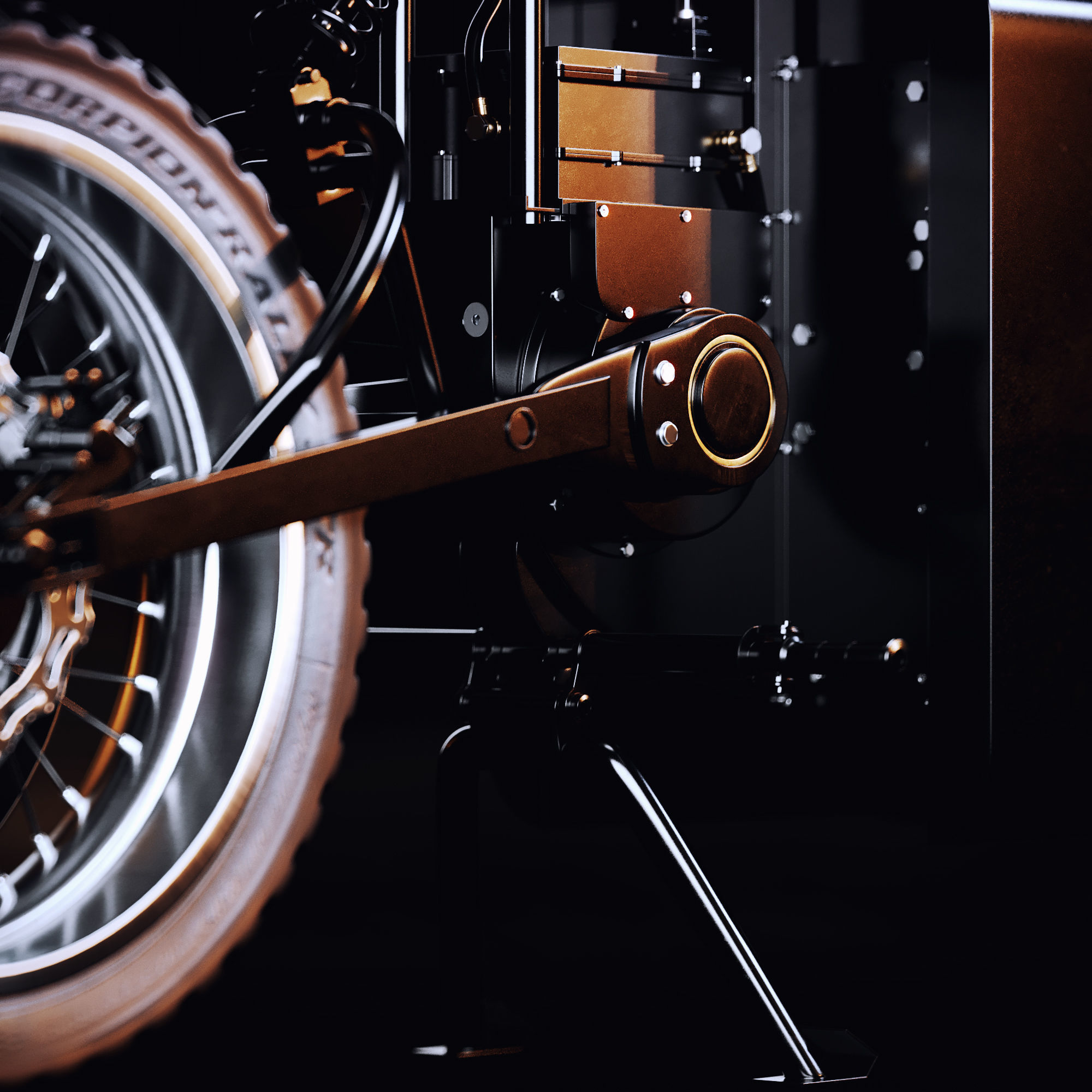 Punch Electric Motorcycle 3D Model 3D model | CGTrader