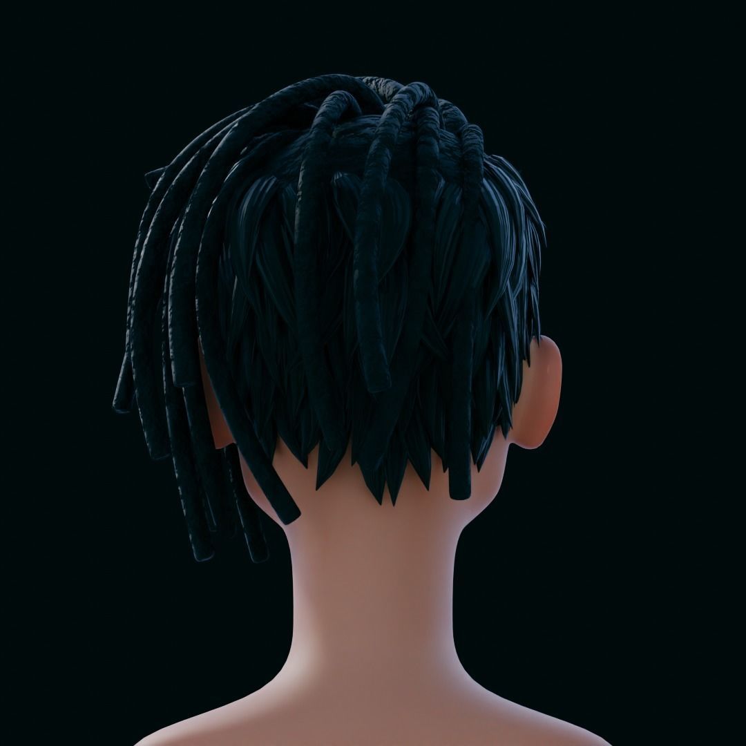 3D model Rasta girl head VR / AR / low-poly | CGTrader