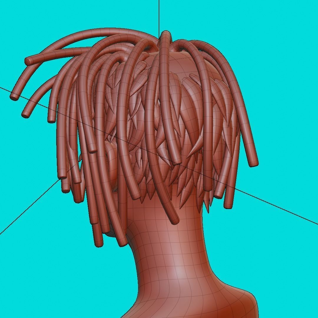 3D model Rasta girl head VR / AR / low-poly | CGTrader