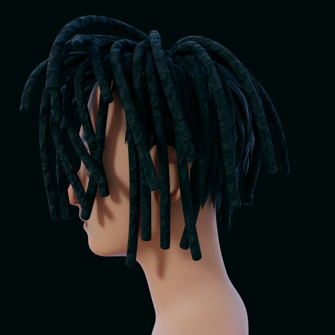 3D model Rasta girl head VR / AR / low-poly | CGTrader