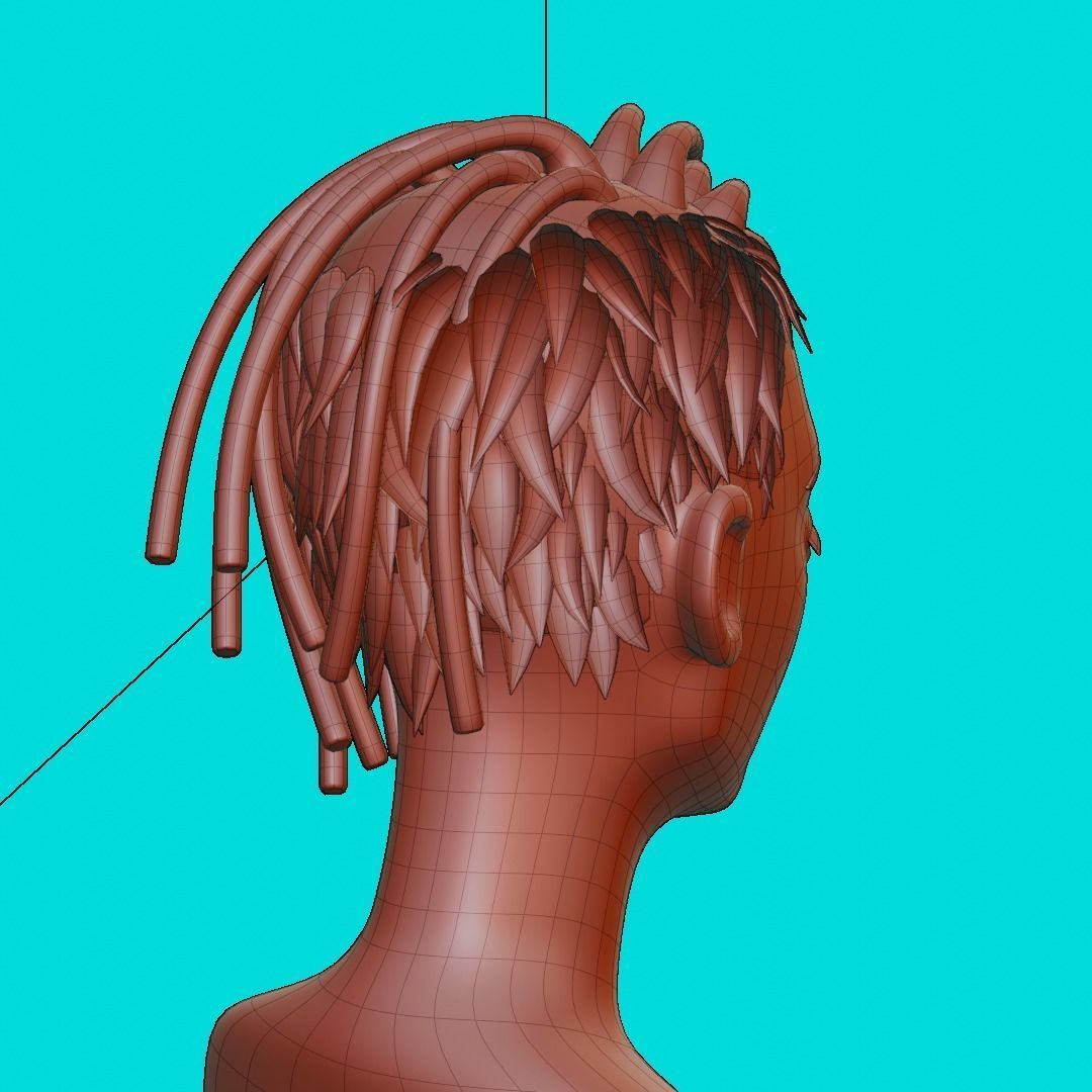 3D model Rasta girl head VR / AR / low-poly | CGTrader