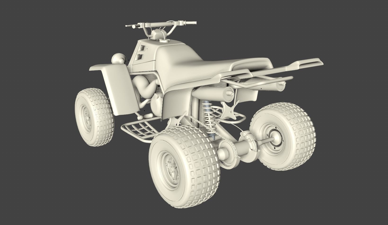 YAMAHA BANSHEE 1987 3D model | CGTrader