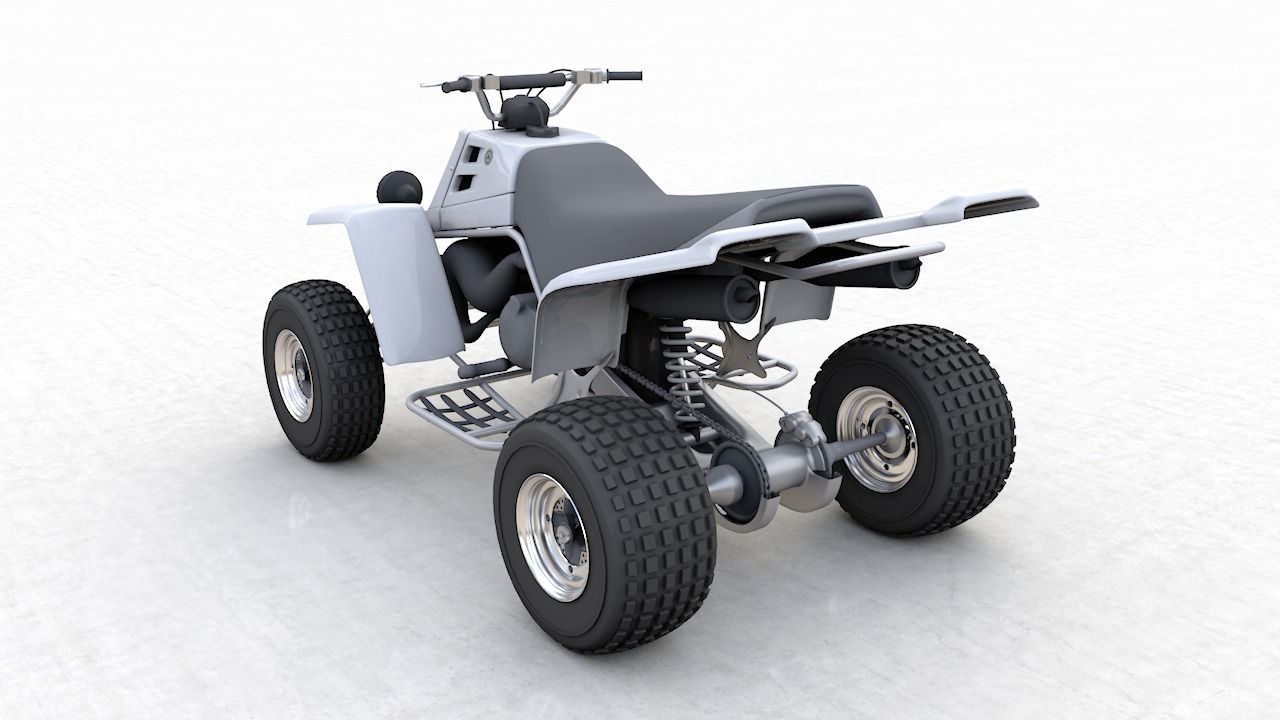 YAMAHA BANSHEE 1987 3D model | CGTrader