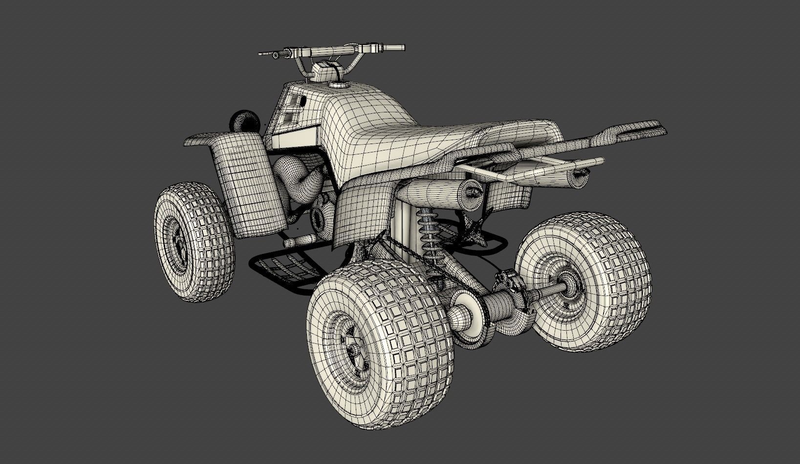 YAMAHA BANSHEE 1987 3D model | CGTrader