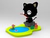 CHOCOCAT PESCANDO Amigo Hello Kitty 3D model 3D printable | CGTrader