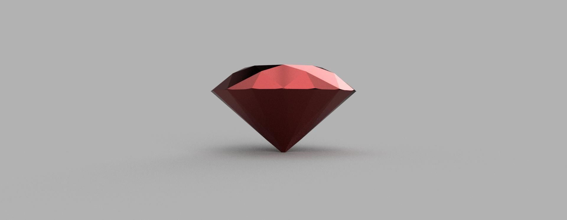 Diamond 3D model 3D printable | CGTrader