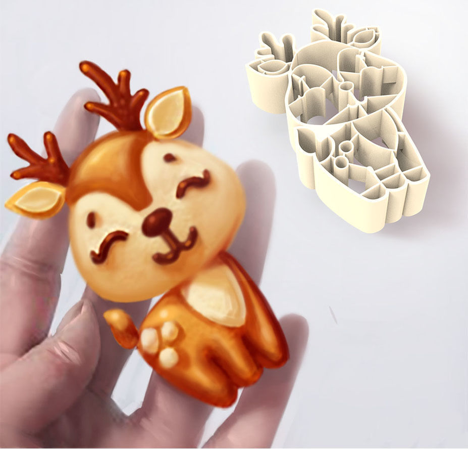 Cookie Cutter STL 3D model 3D printable | CGTrader