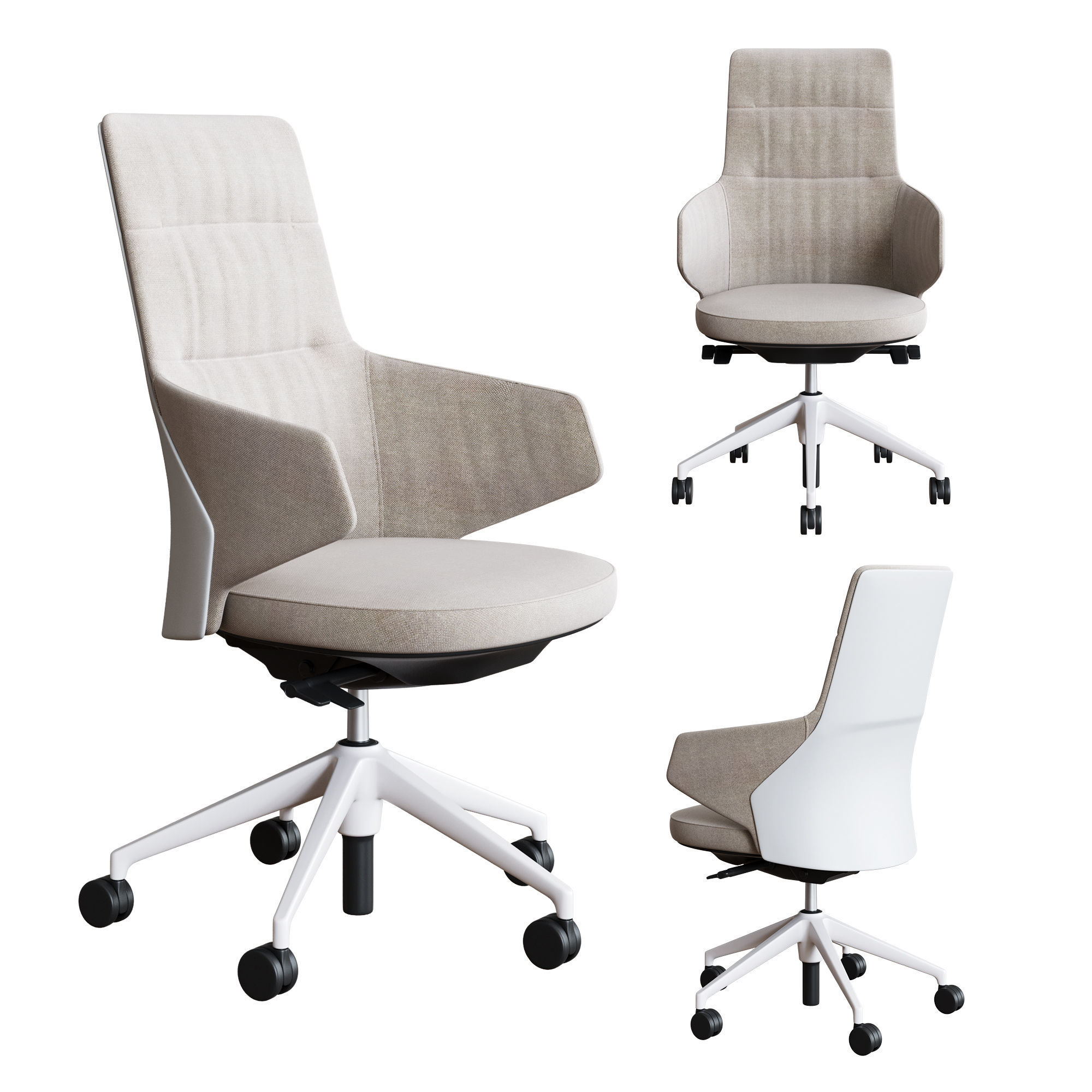 Coalesse - Massaud Conference Seating Set2 3D model | CGTrader