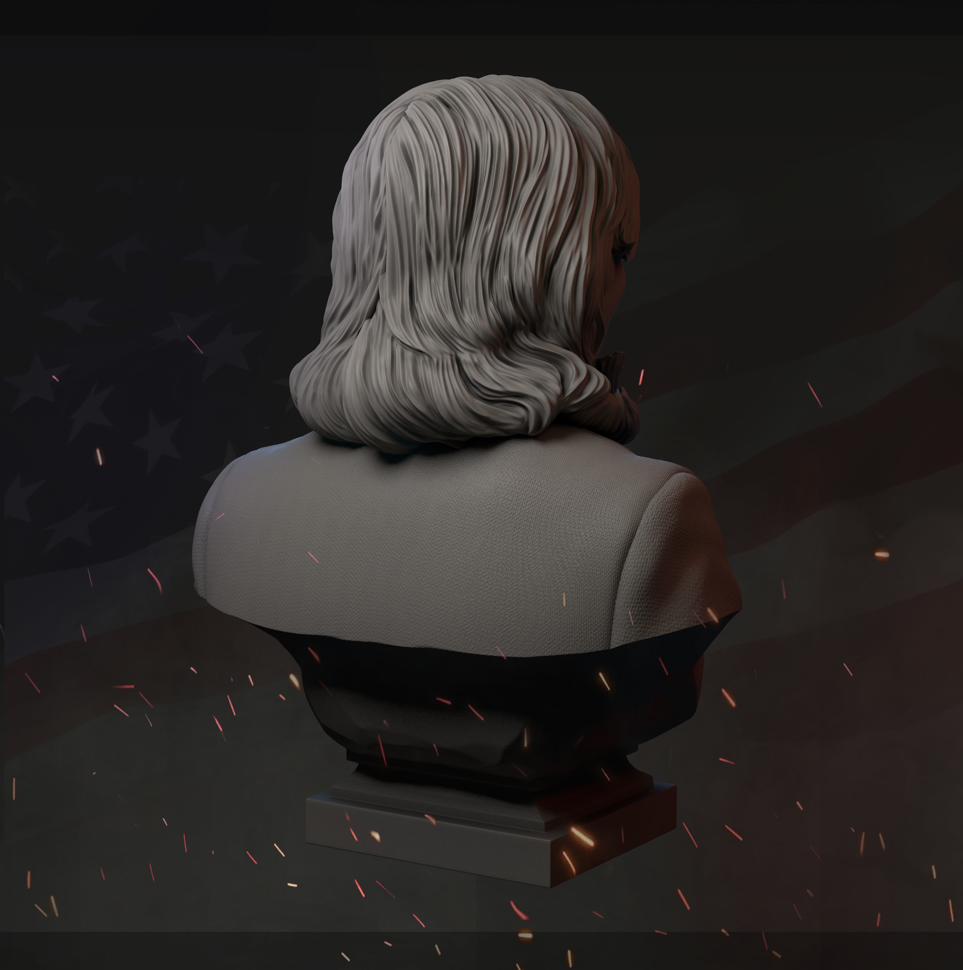 Kamala Harris 3D model 3D printable | CGTrader