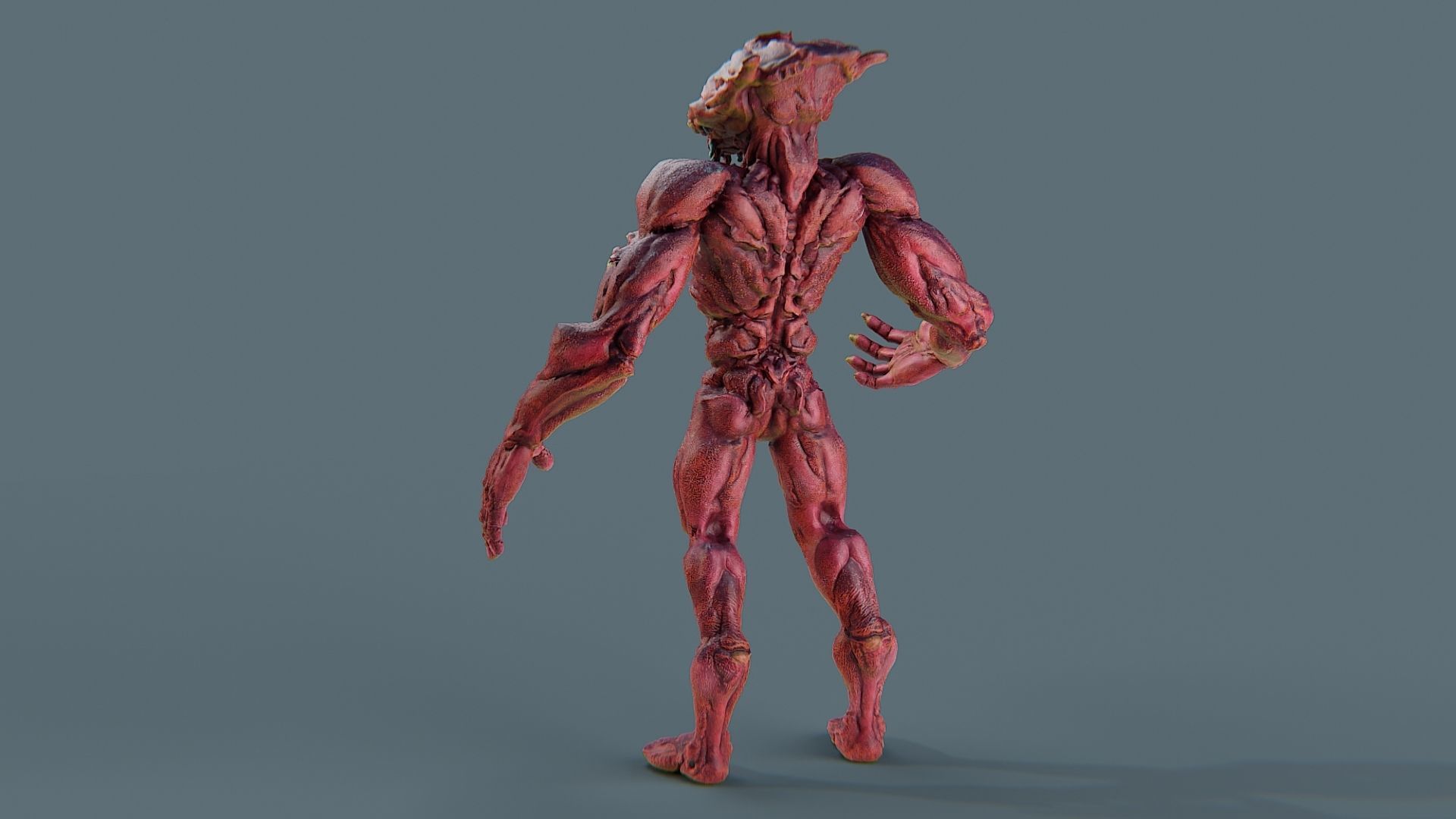 3D model Sci -fi Alien insect character rigged VR / AR / low-poly ...