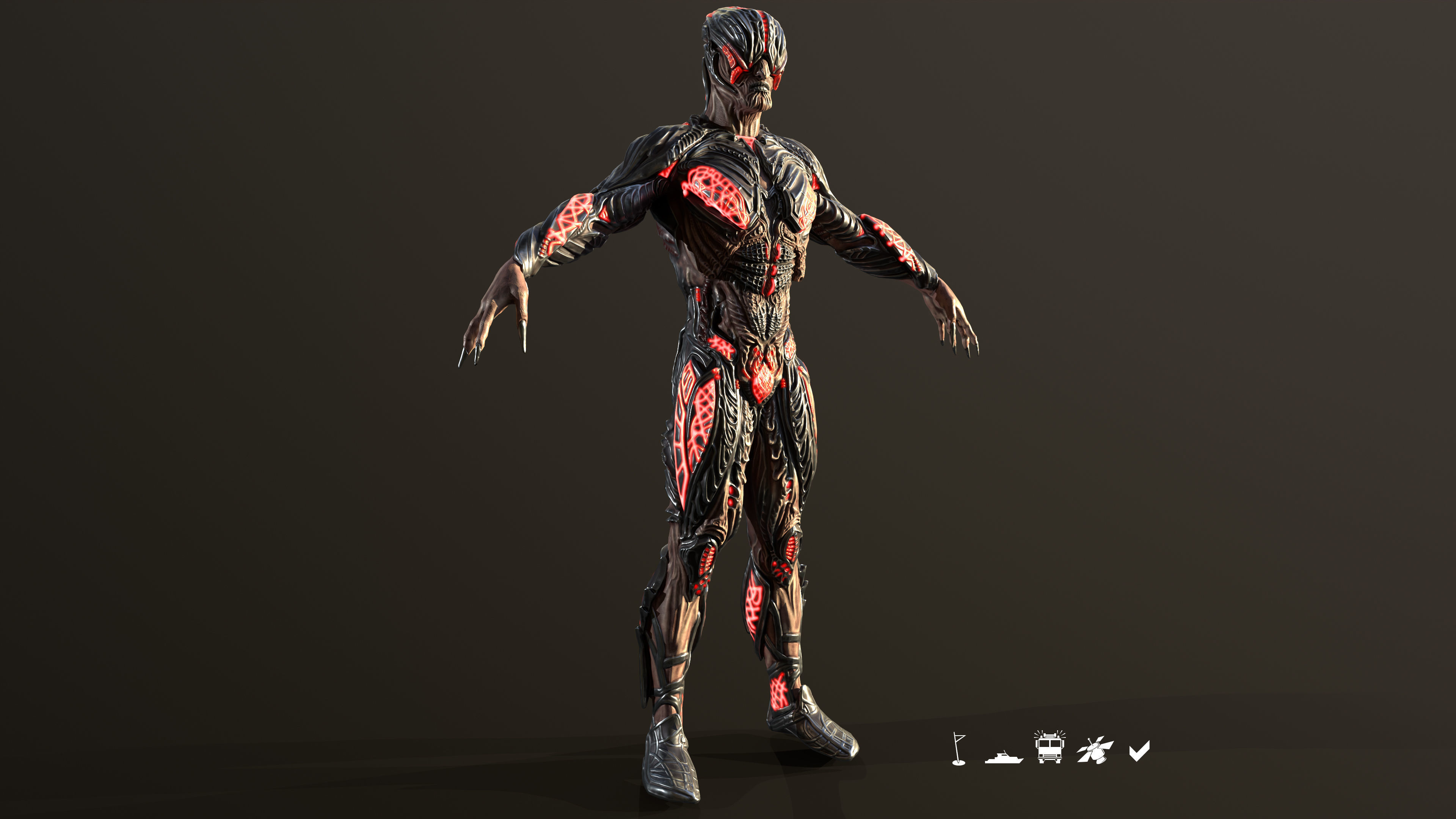 3D model Alien Hunter VR / AR / low-poly | CGTrader