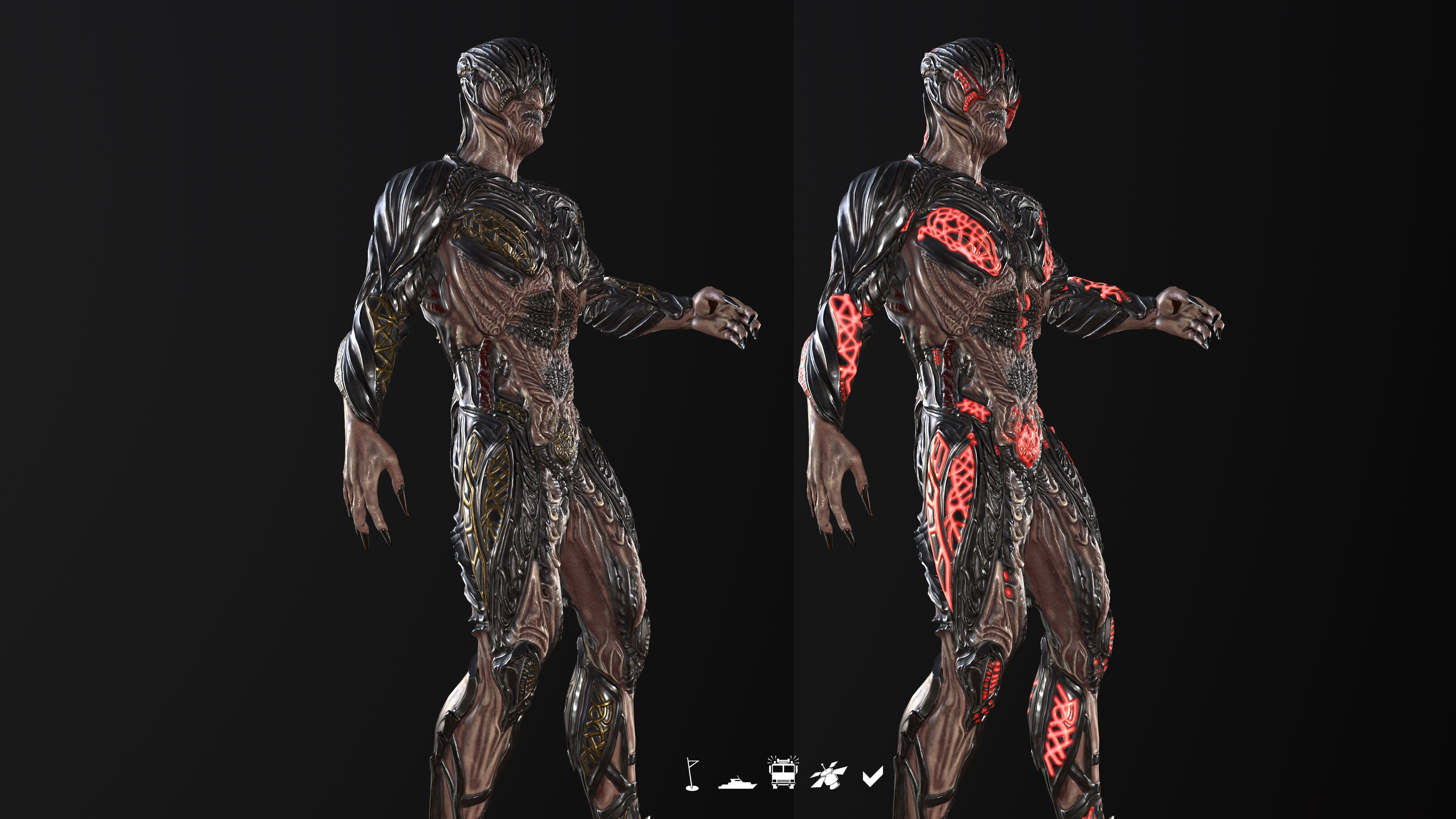 3D model Alien Hunter VR / AR / low-poly | CGTrader