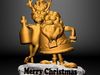 Merry Christmas 3D model 3D model 3D printable | CGTrader