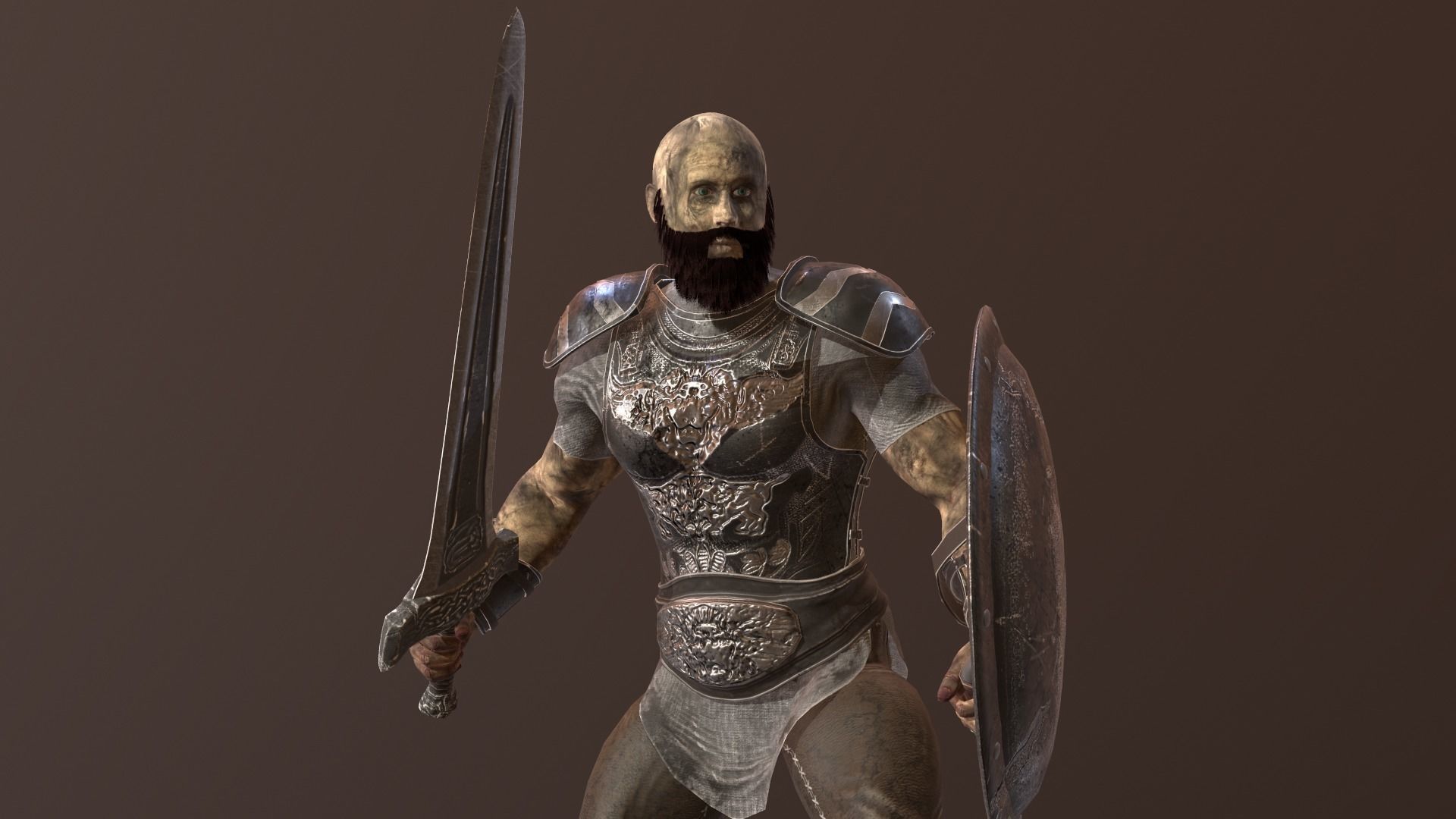 3D model Gladiator knight VR / AR / low-poly | CGTrader