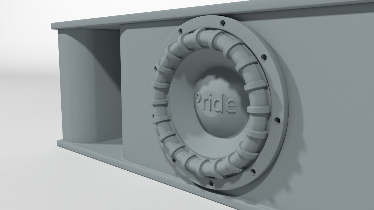 subwoofer box 3D model 3D printable | CGTrader