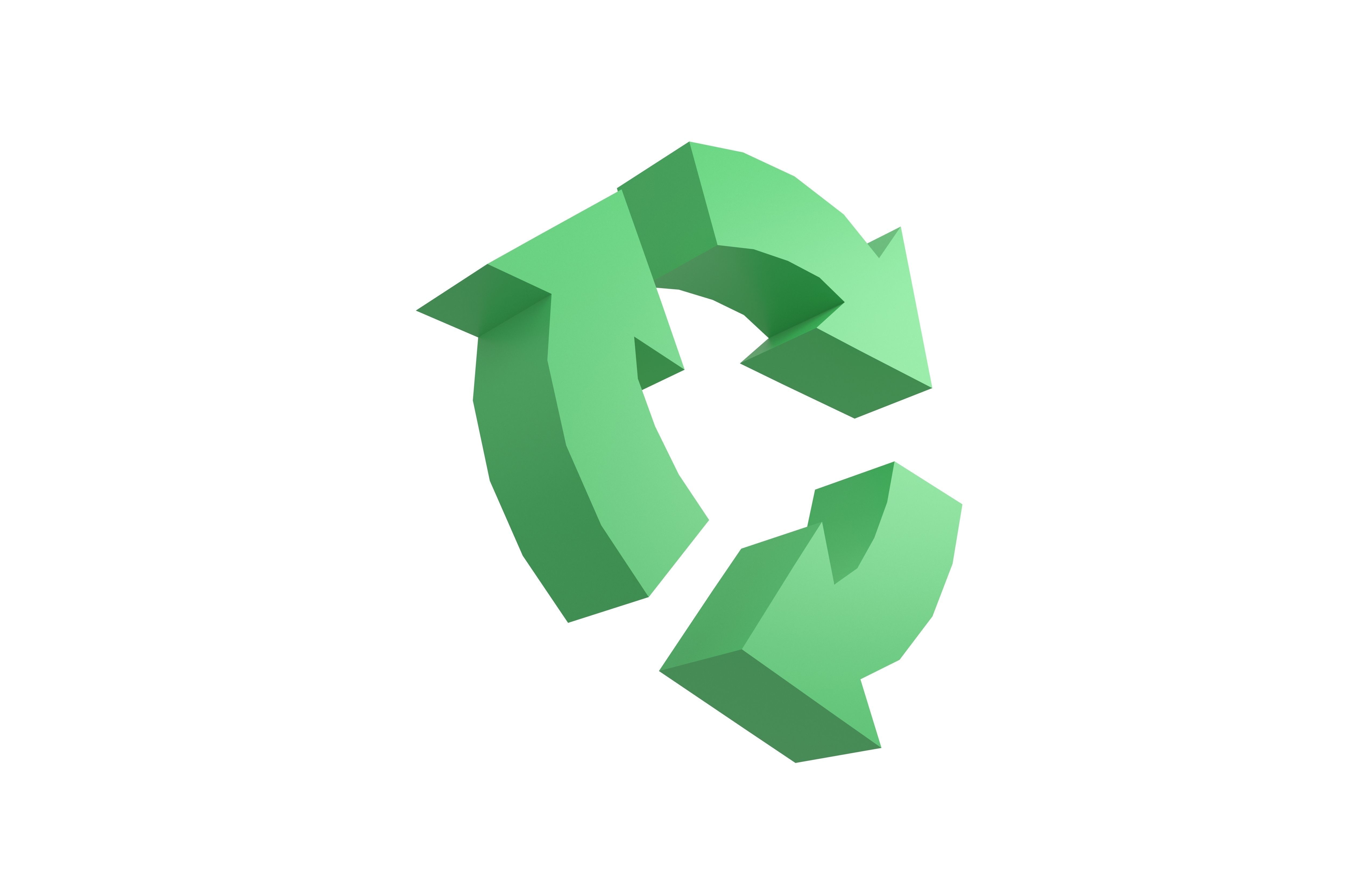 3D model Recycle Symbols v6 001 VR / AR / low-poly | CGTrader