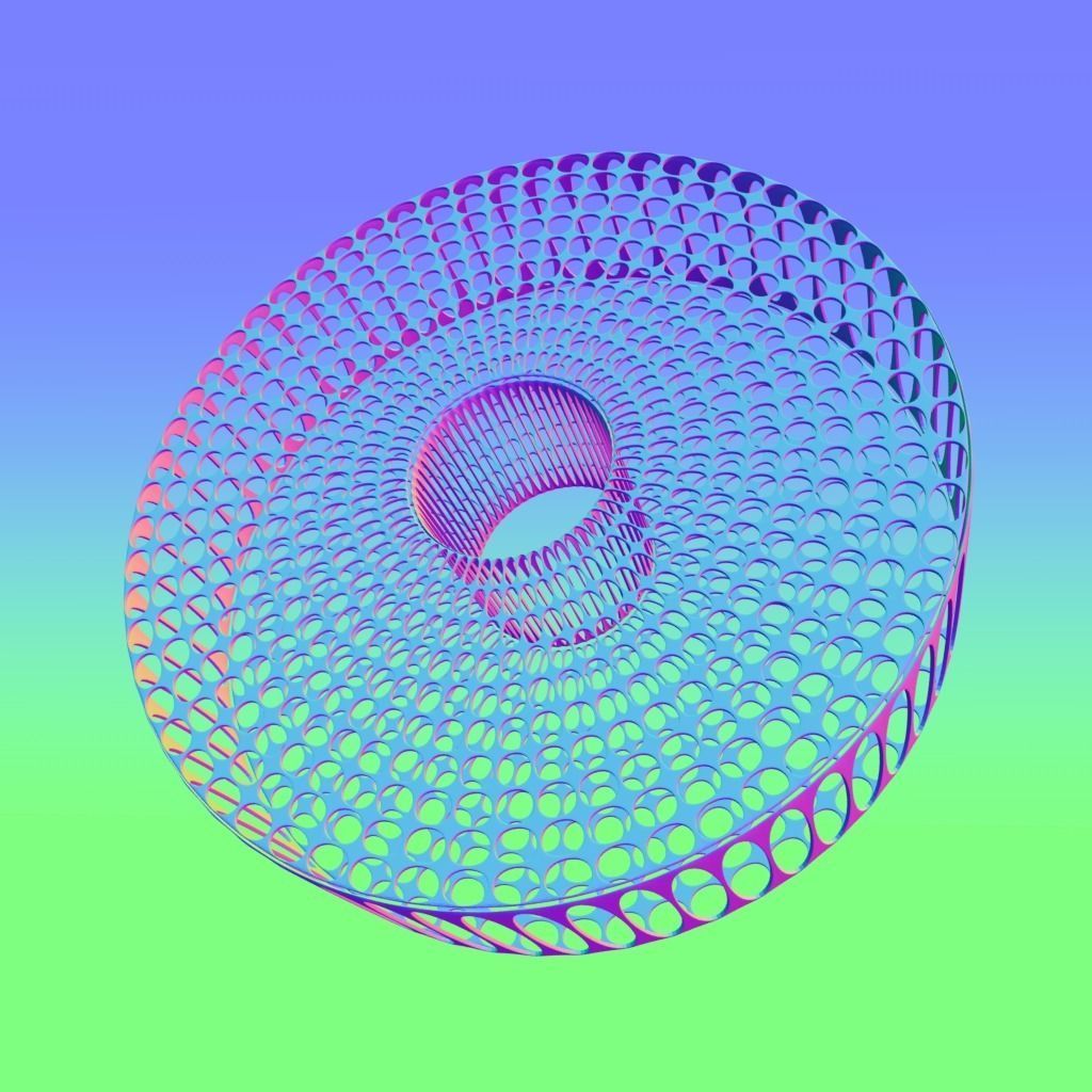 Abstract Geometric Tube 3D model | CGTrader