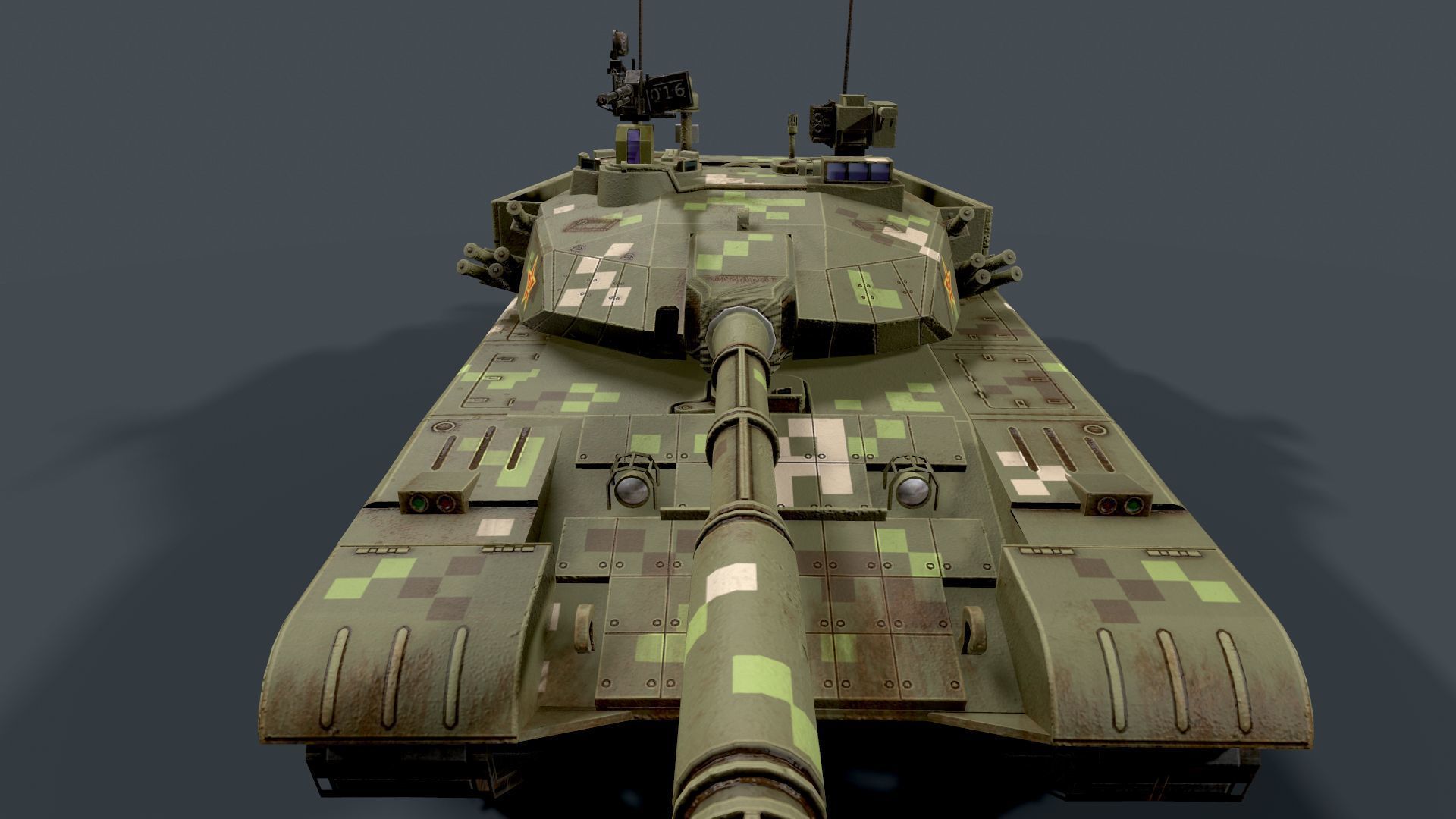 3D model ZTZ - 99 Phase II VR / AR / low-poly | CGTrader