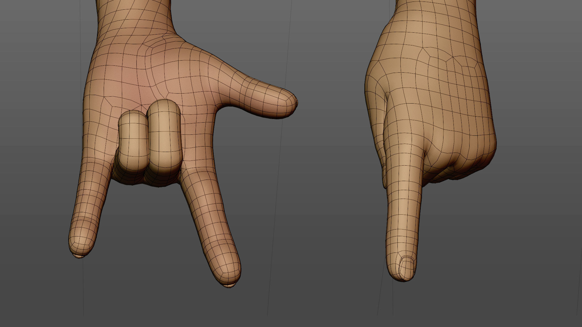 3D model cartoon hand 01 VR / AR / low-poly rigged animated | CGTrader