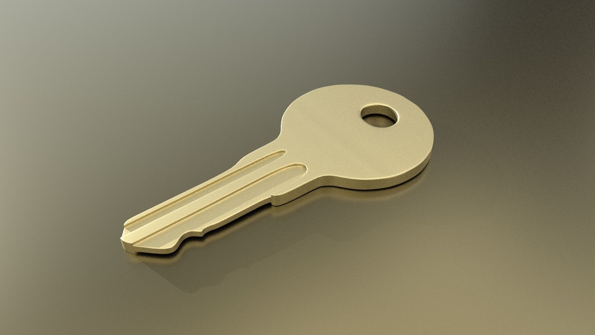 Standard Key free 3D model | CGTrader