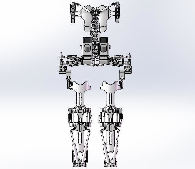 Robot spine structure and auxiliary exoskeleton device 3D model | CGTrader