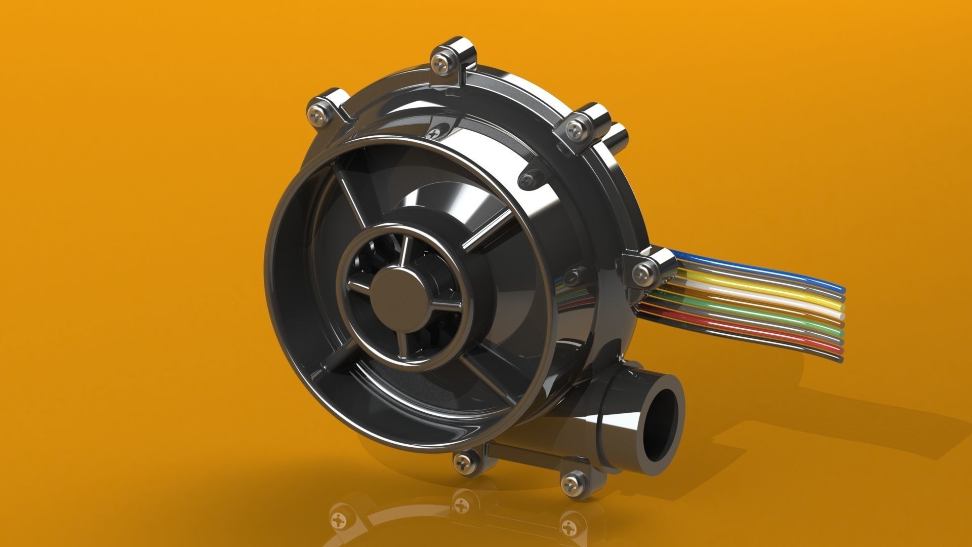 Brushless Air Blower 3D model 3D printable | CGTrader