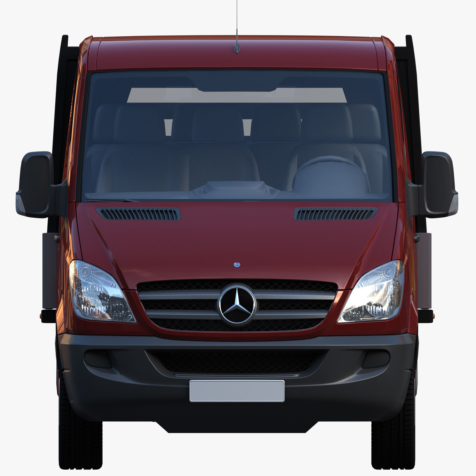 Double cab Truck Sprinter 3D model | CGTrader