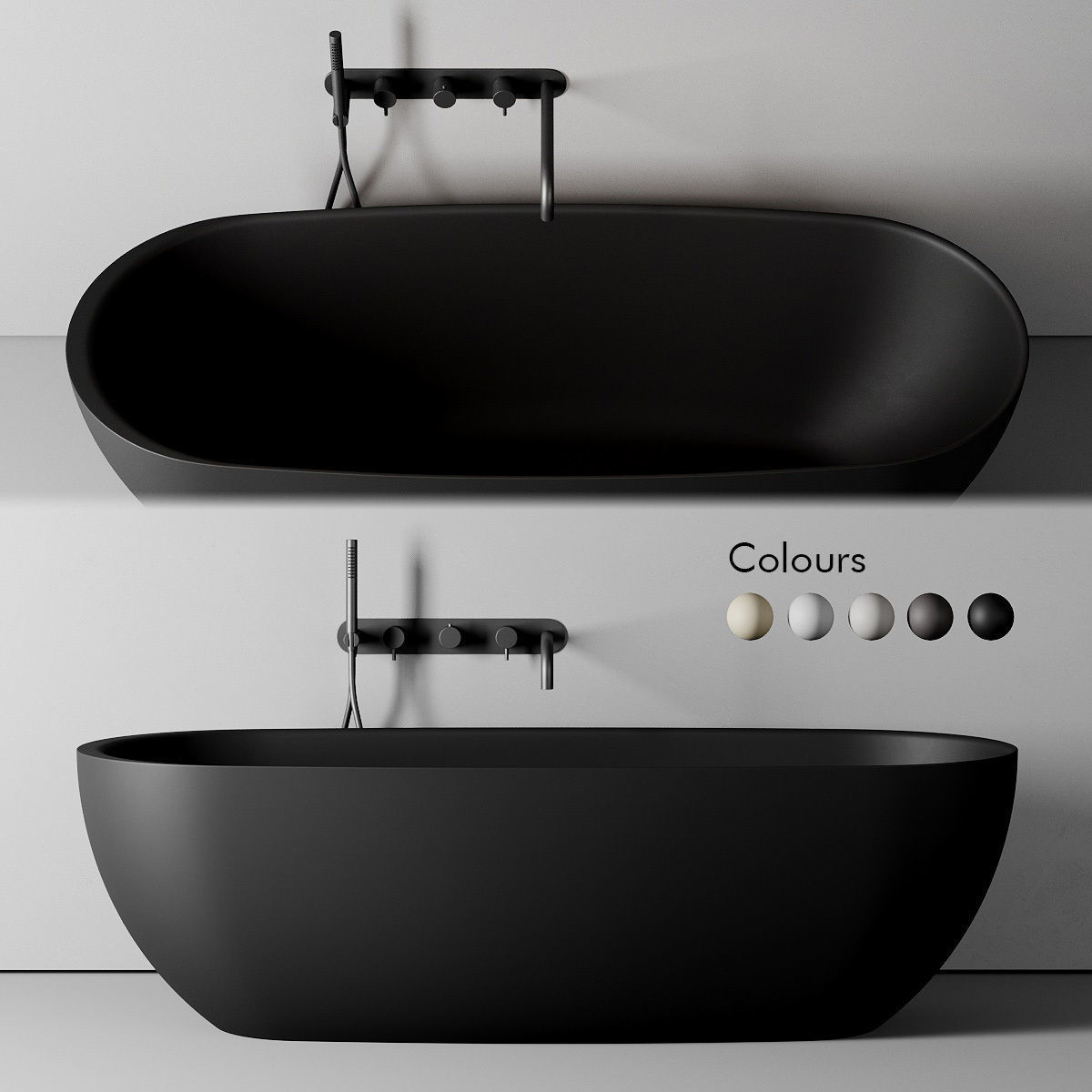 Rexa Design HOLE Bathtub 3D model | CGTrader