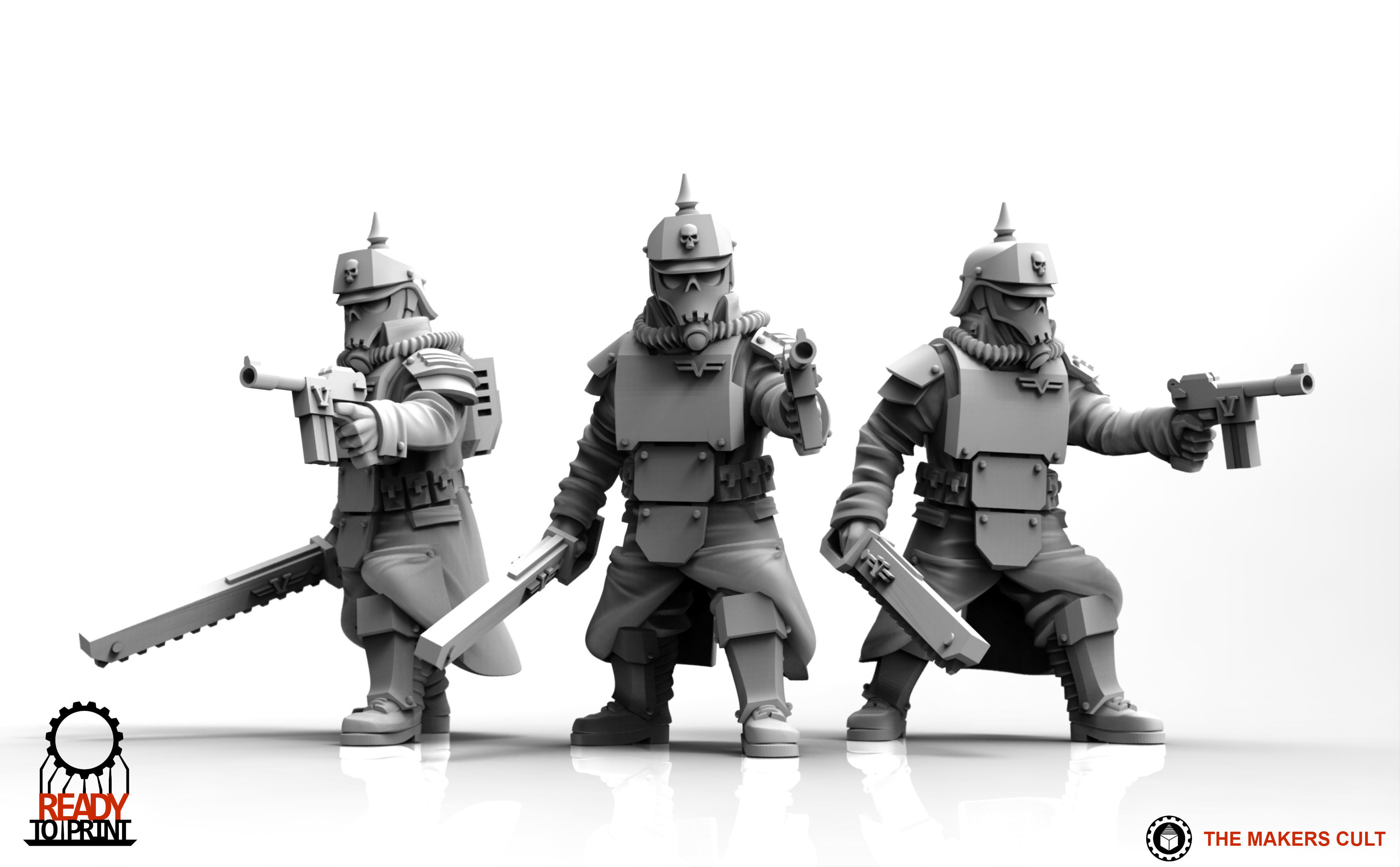 Valour Korps - Shock Sergeant Heinrich 3D model 3D printable | CGTrader