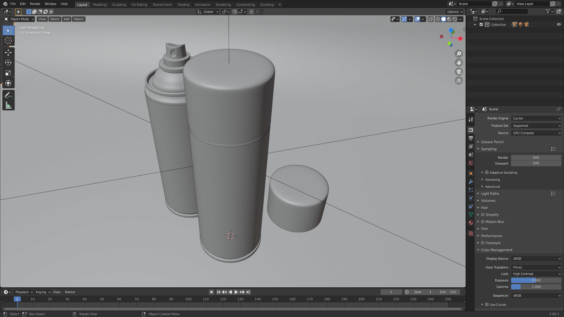 Spray Can Model - Ink Spray 3D model | CGTrader