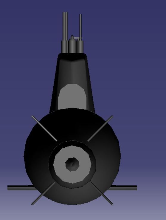 Suffren nuclear submarine 3D model 3D printable | CGTrader